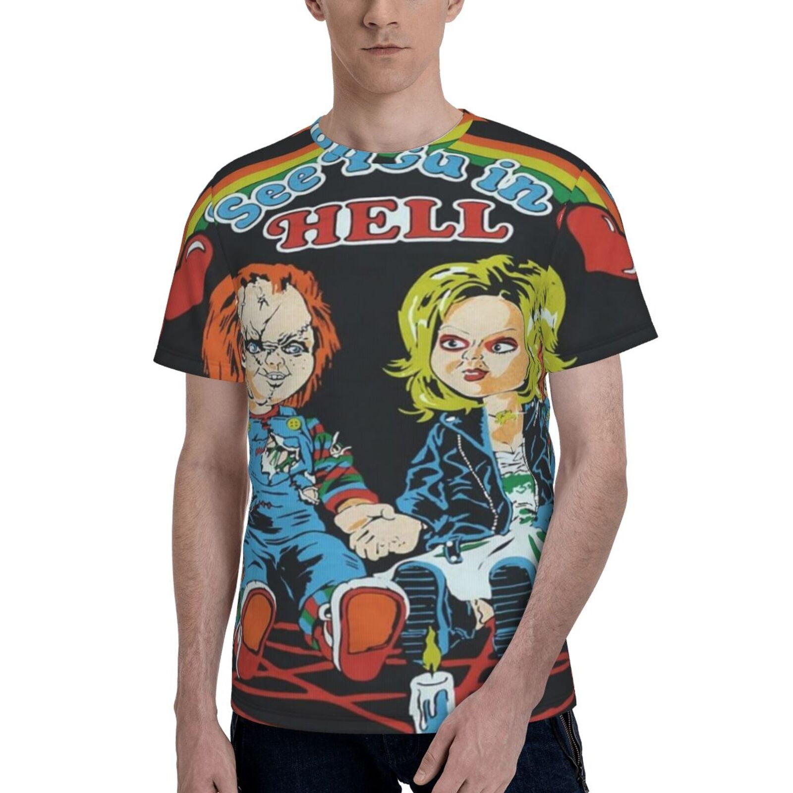 Bride Of Chucky T Shirts 3d Printed Short Sleeve Tee Shirt For Men