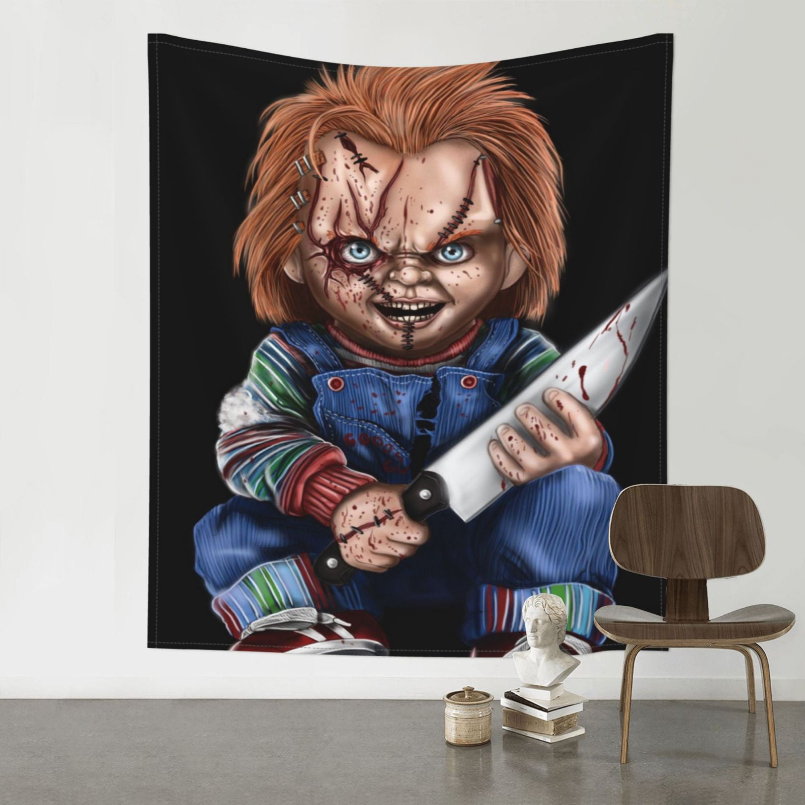 Bride Of Chucky Tapestry Wall Hanging Wall Art Decor Wall Tapestry For ...
