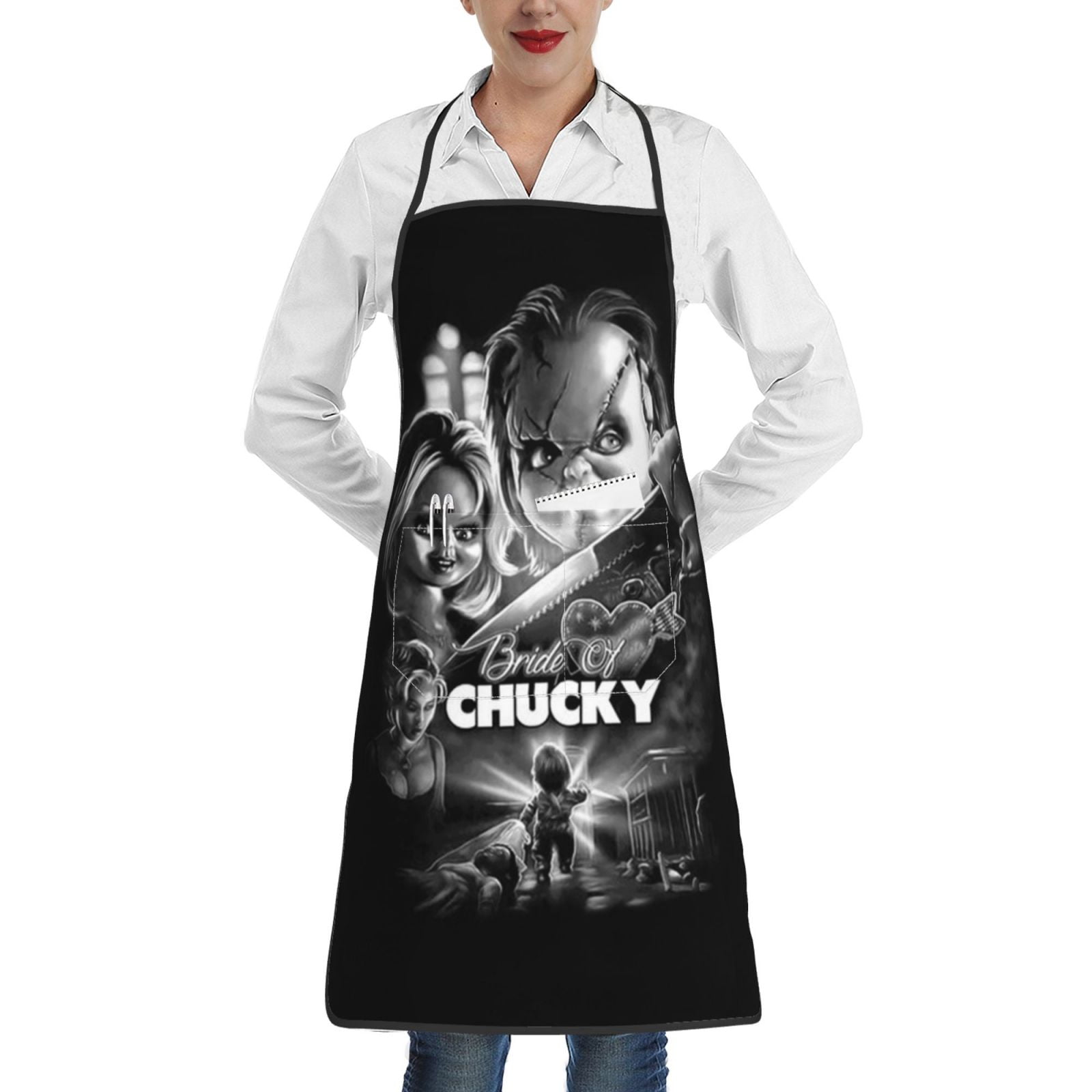Bride Of Chucky Waterproof Apron Home Decor Kitchen Fashion Apron For ...