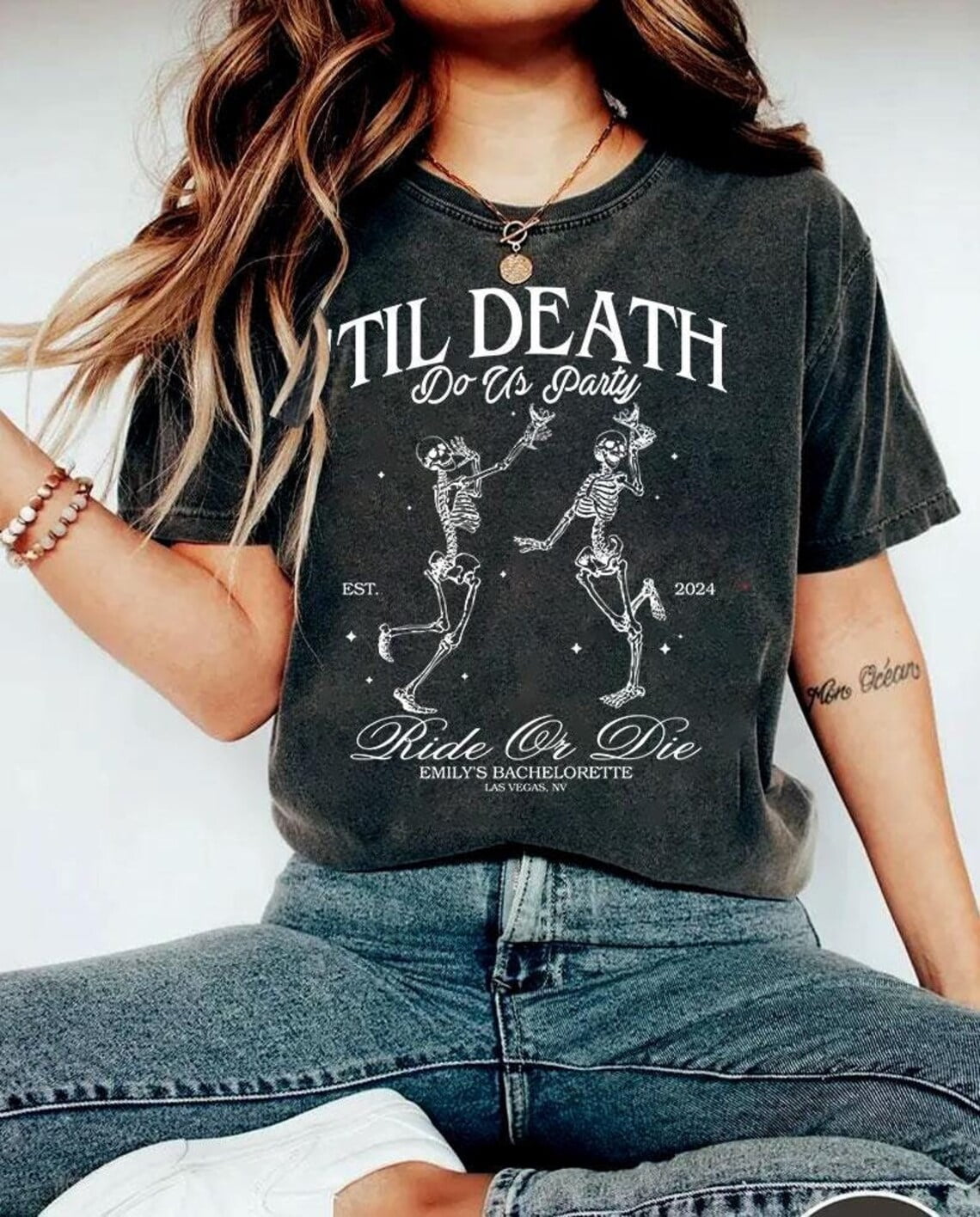 Bride Or Die Funny Bachelorette Party Shirts, Til Death Do Us Party ...