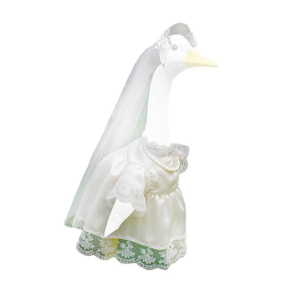 Bride Porch Goose Outfits for 23 Cement Lawn Goose, Wedding Dresses ...