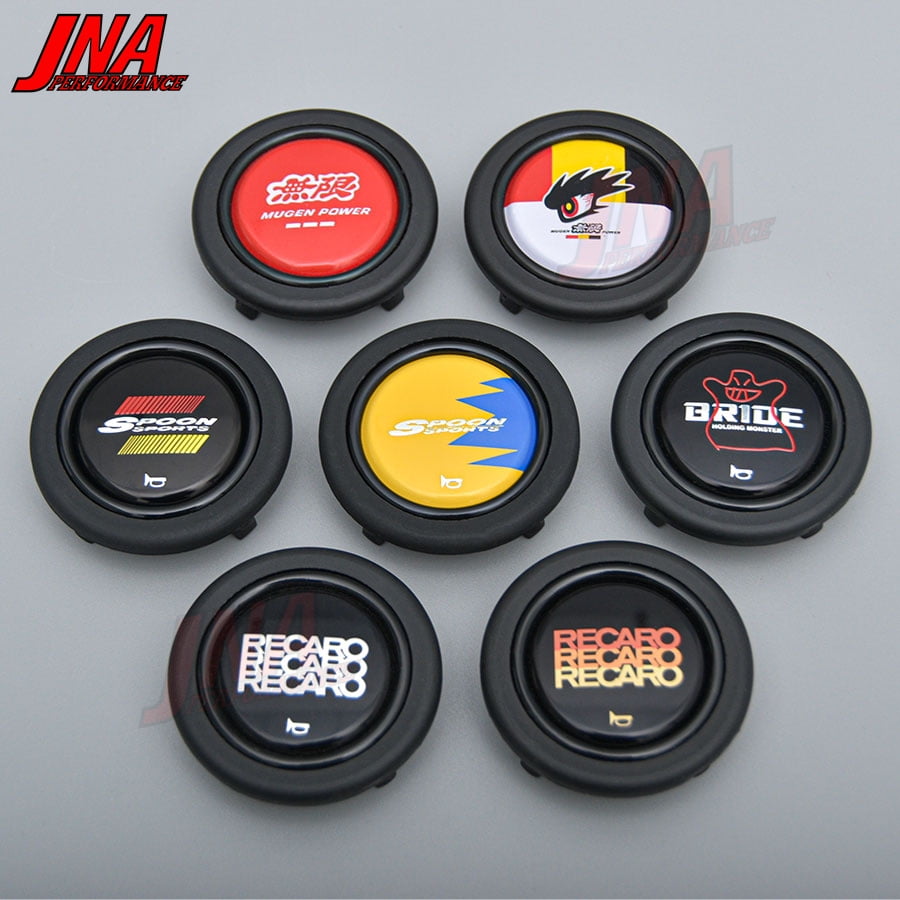 Bride Recaro Spoon Mugen Sports Car Horn Button JDM Racing Steering ...