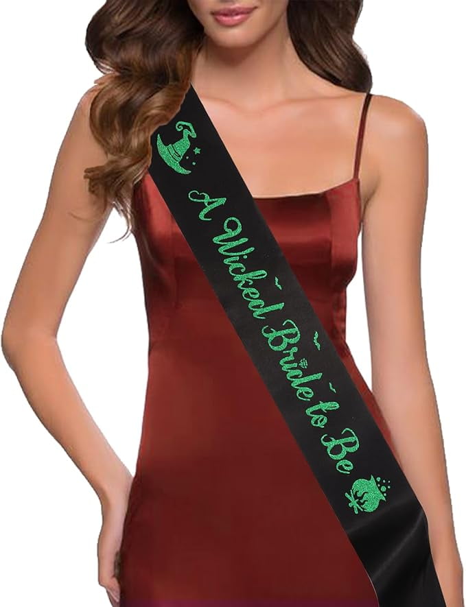 Bride to be Sash, Bachelorette Party Decorations Include 1pcs a Wicked ...
