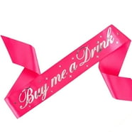 White Obsessed Sash for Women, Bachelorette Parties - Walmart.com