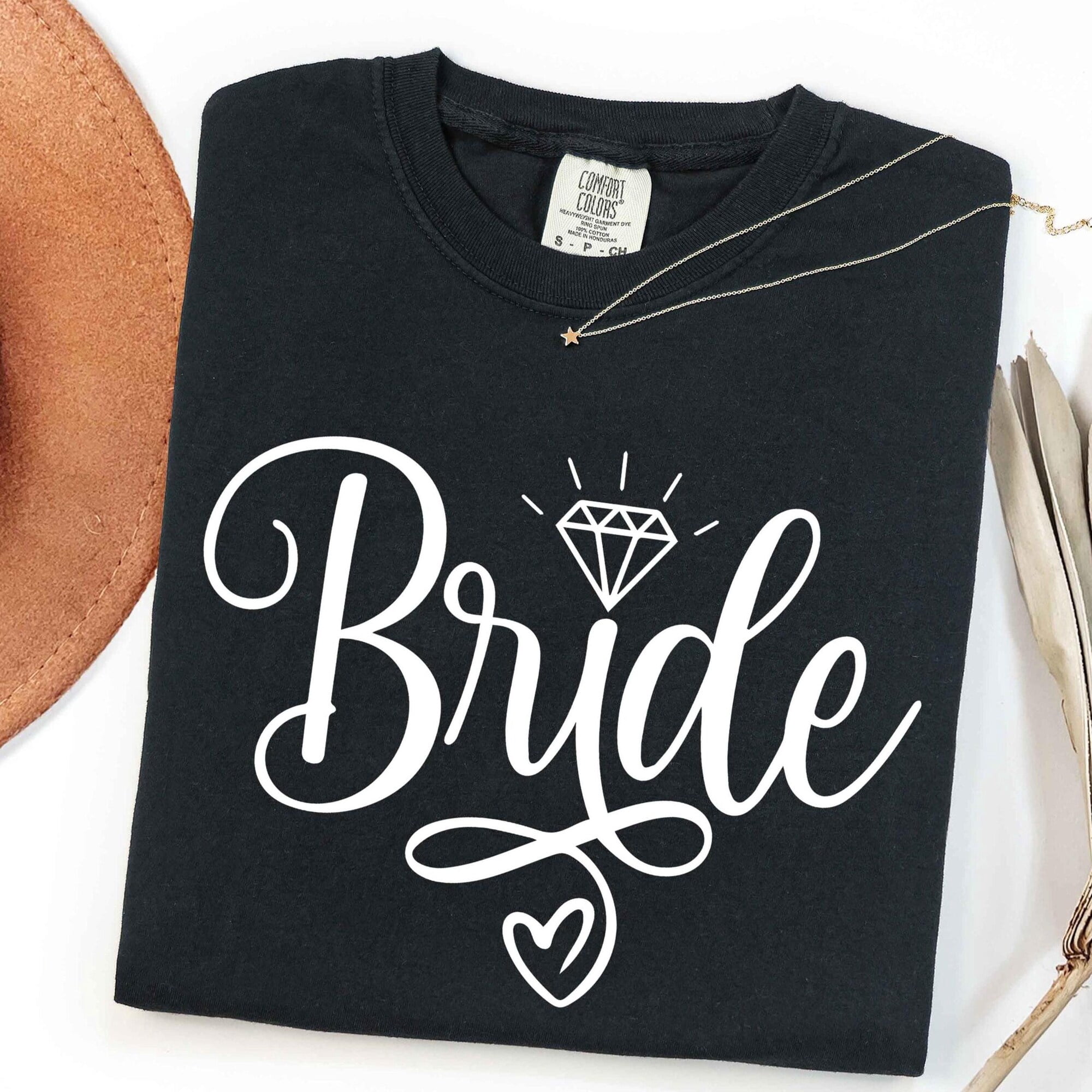 Bride ShirtCoquette Heart Bride TeeCute Bridal Shower ApparelBride To ...
