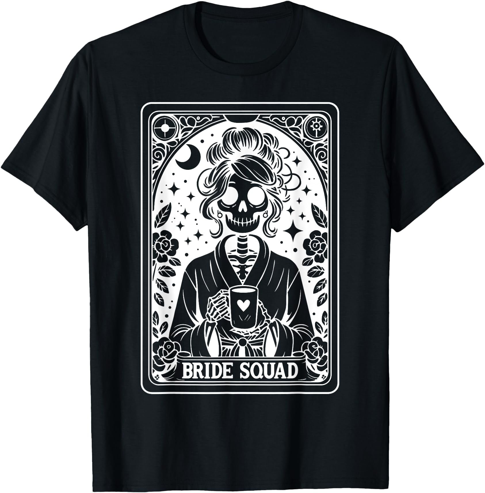 Bride Squad Tarot Card Bride Coven Gothic Bachelorette Unisex S-5XL T ...