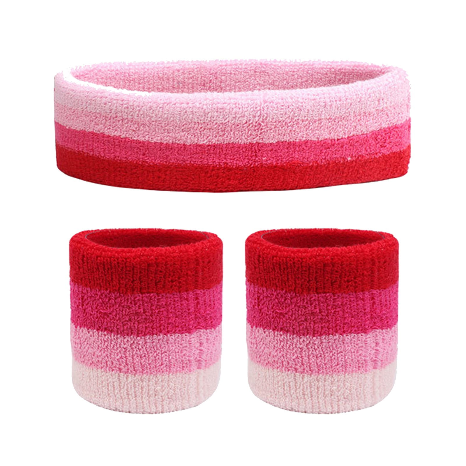 Bride Sweatband Metal Headband Plain Sweatband Set 1 Headband And 2 ...