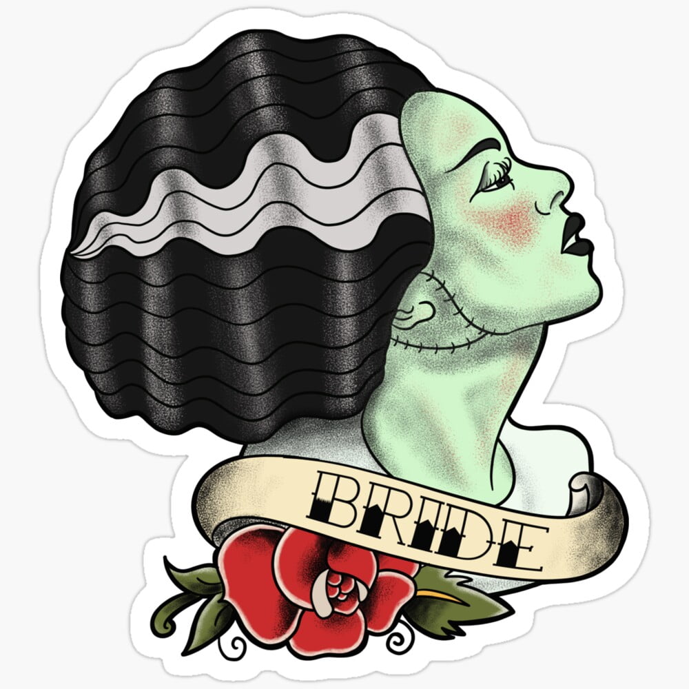 Bride Tattoo Stickerphone Decal Water Bottle Stickers, Vinyl Stickers For Water Bottles, Cars ...