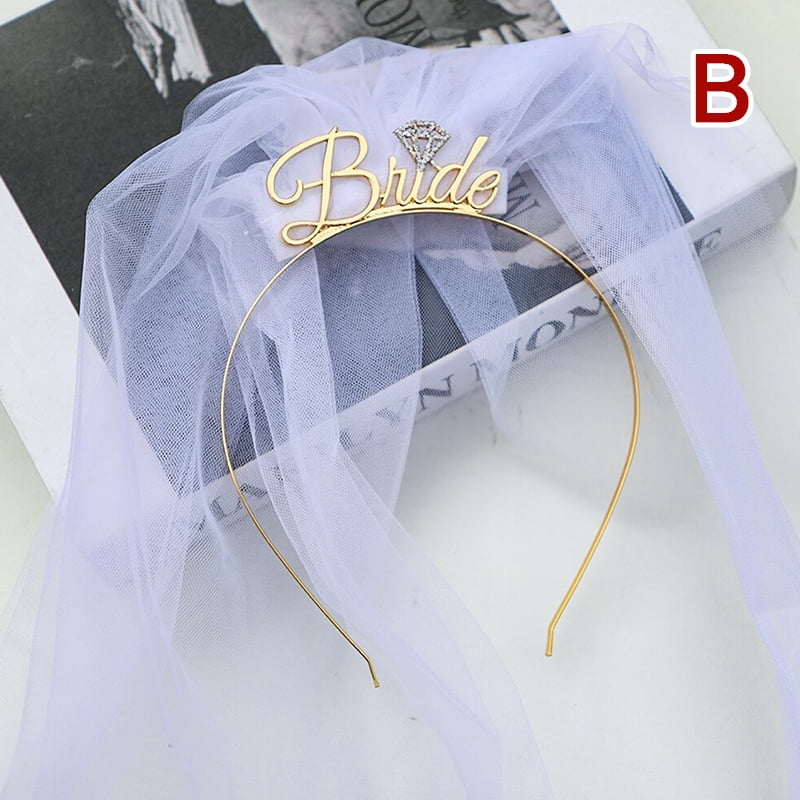 Bride To Be Crown Tiara Headband Bachelorette Hen Party Bridal Shower ...