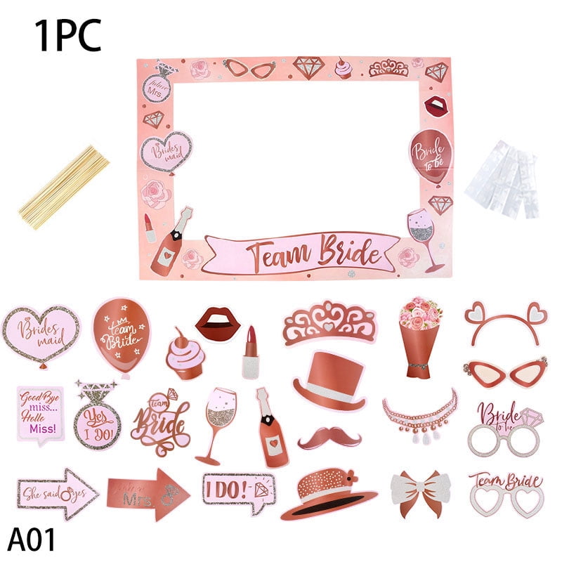 Bride To Be Photo Booth Props Frame Wedding Party Photobooth Prop ...