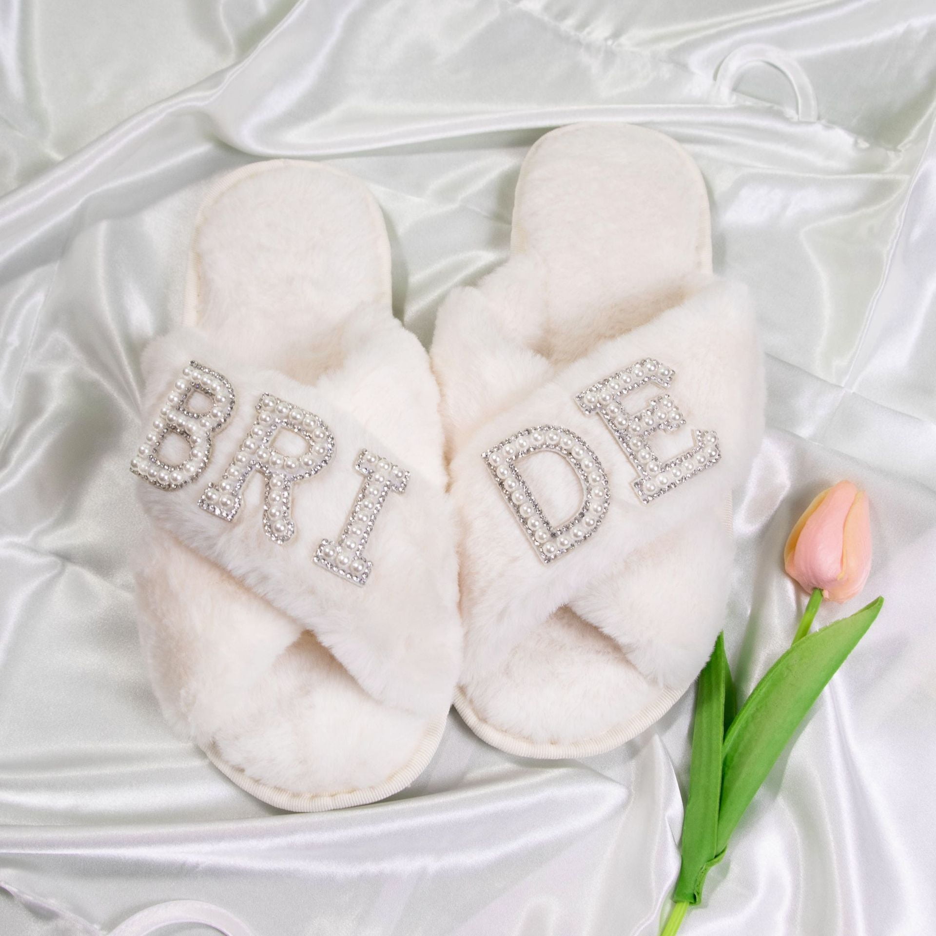 Bride To Be Slippers Fall Winter Bridal Shower Future Mrs Wedding ...