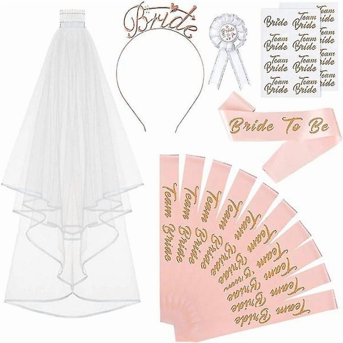Bride To Be Team Set Bride To Be Sash & Tiara Headband & Shoulder ...