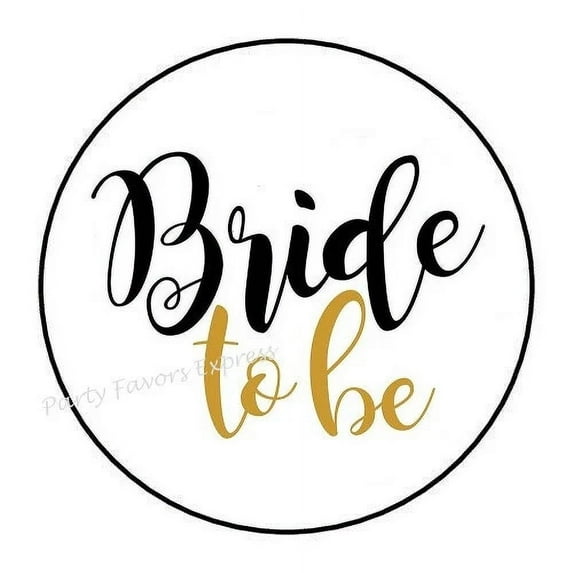Bride To Be Wedding Stickers Party Favor Phone Decal Water Bottle ...