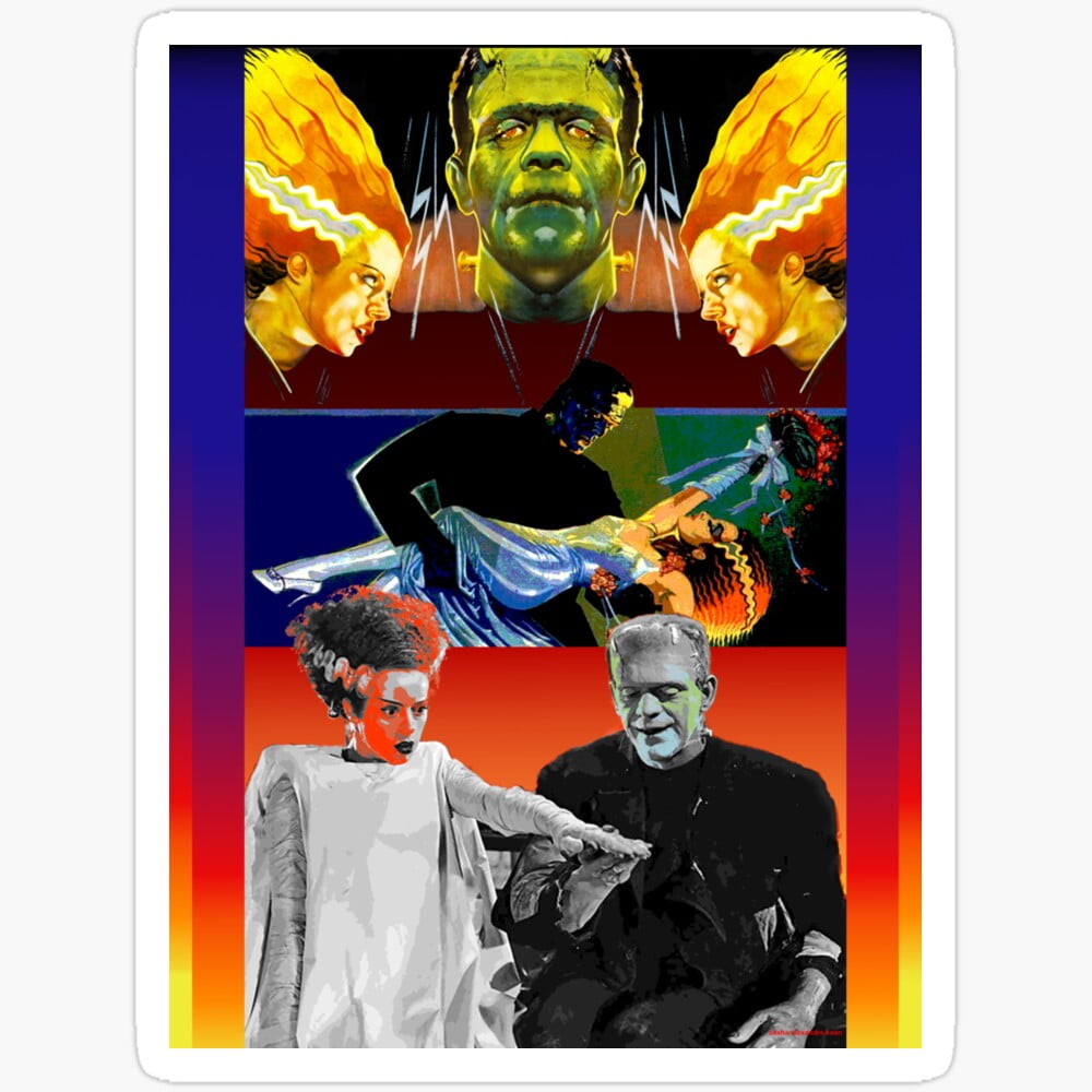 Bride Triptych Sticker Phone Decal Water Bottle Stickers Car Decals ...