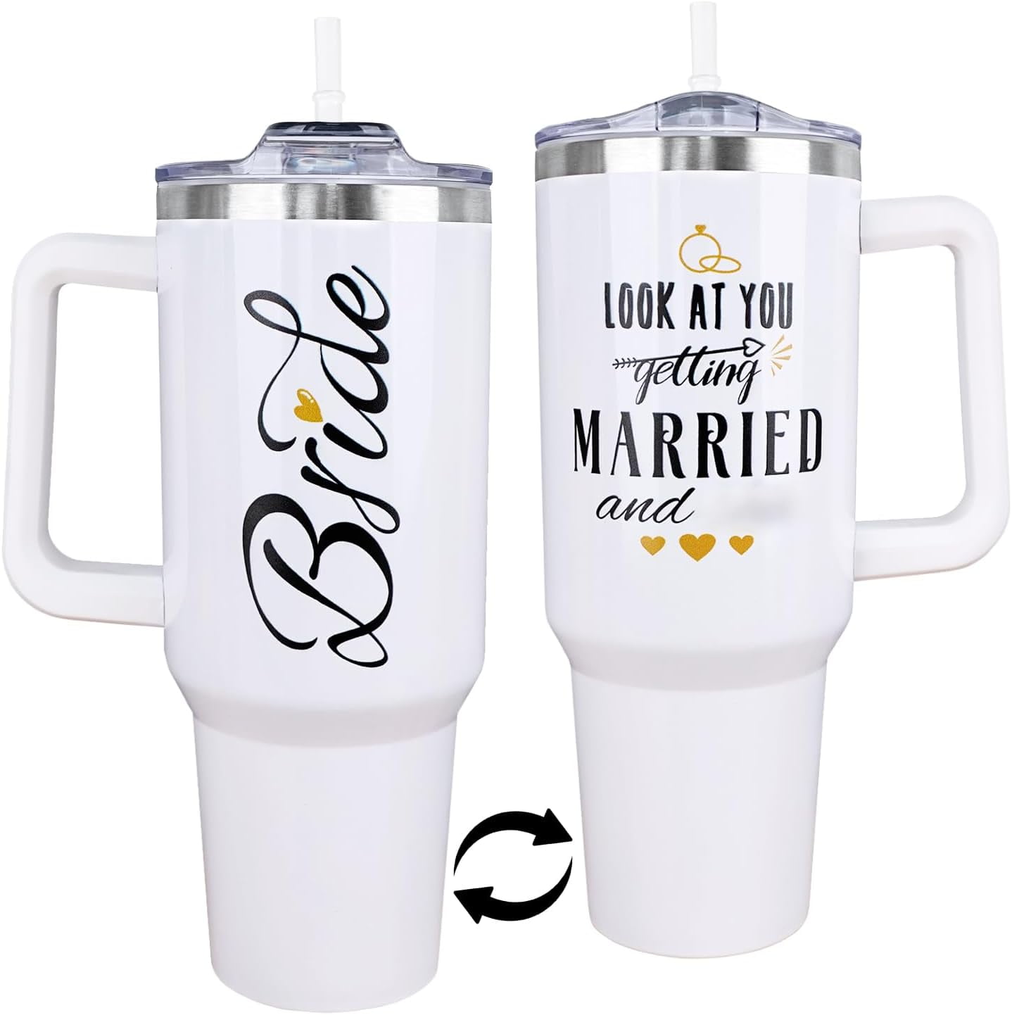 Bride Tumbler 40 Oz, Bride Gifts for Wedding Day, Bachelorette Party ...