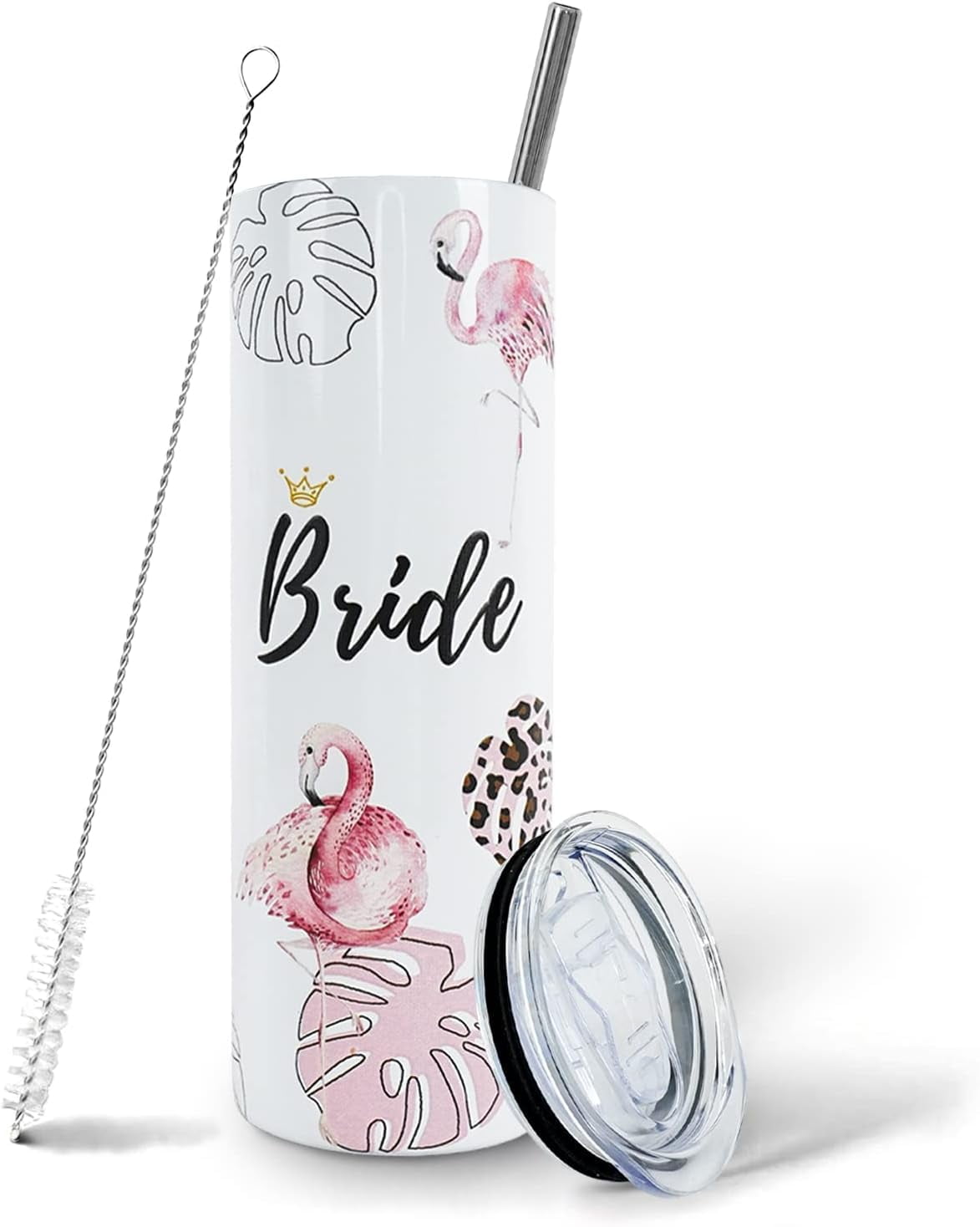 Bride Tumbler With Lid and Straw,Wife Bridesmaid Wedding Bridal Tribe ...