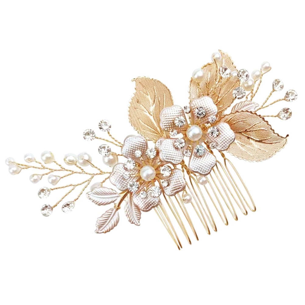 Bride Wedding Comb Headpiece Prom Hair Accessory Women Decorative Hair ...