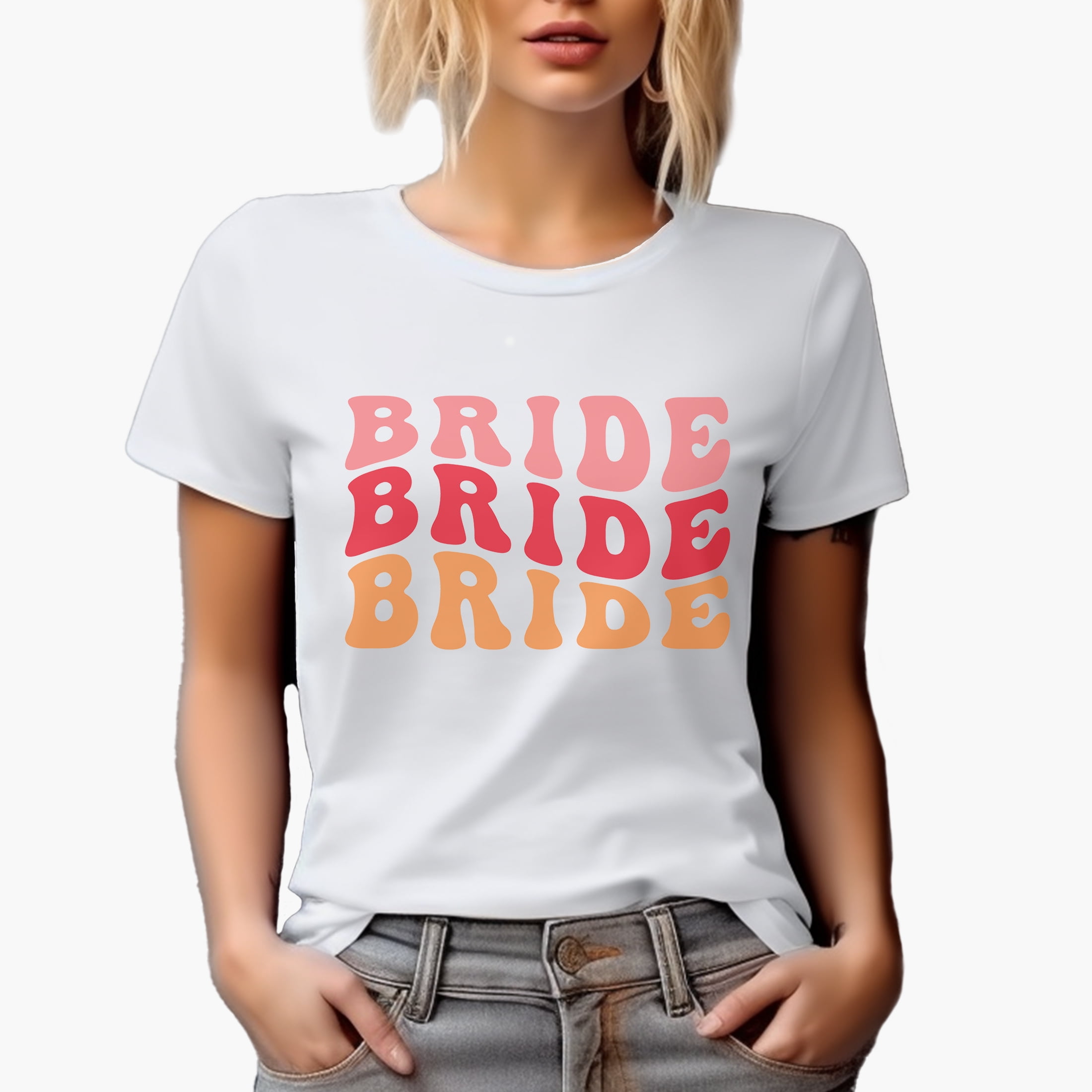 Bride, Wedding, Fiancee, Bride-To-Be or Bridal Shower Themed, Groovy ...