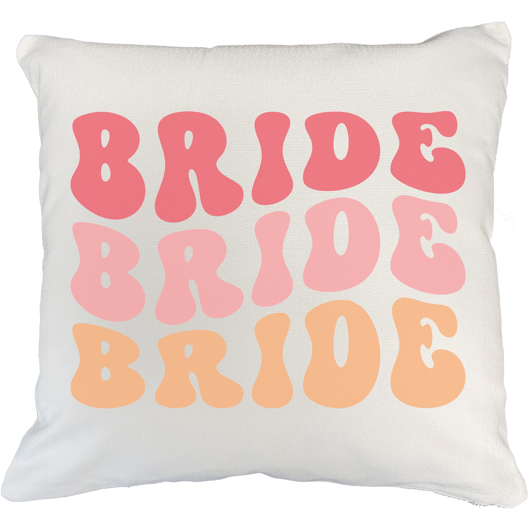 Bride, Wedding, Fiancee or Bridal Shower Themed, Groovy Retro Wavy Text ...