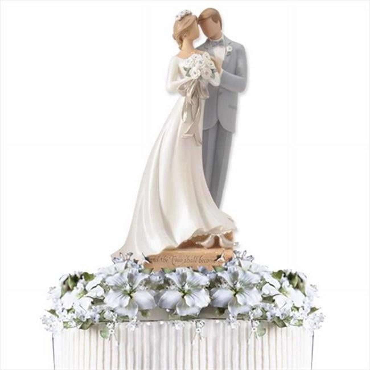 Enesco Legacy of Love Bride and Groom Wedding Cake Topper - 'Two Shall ...