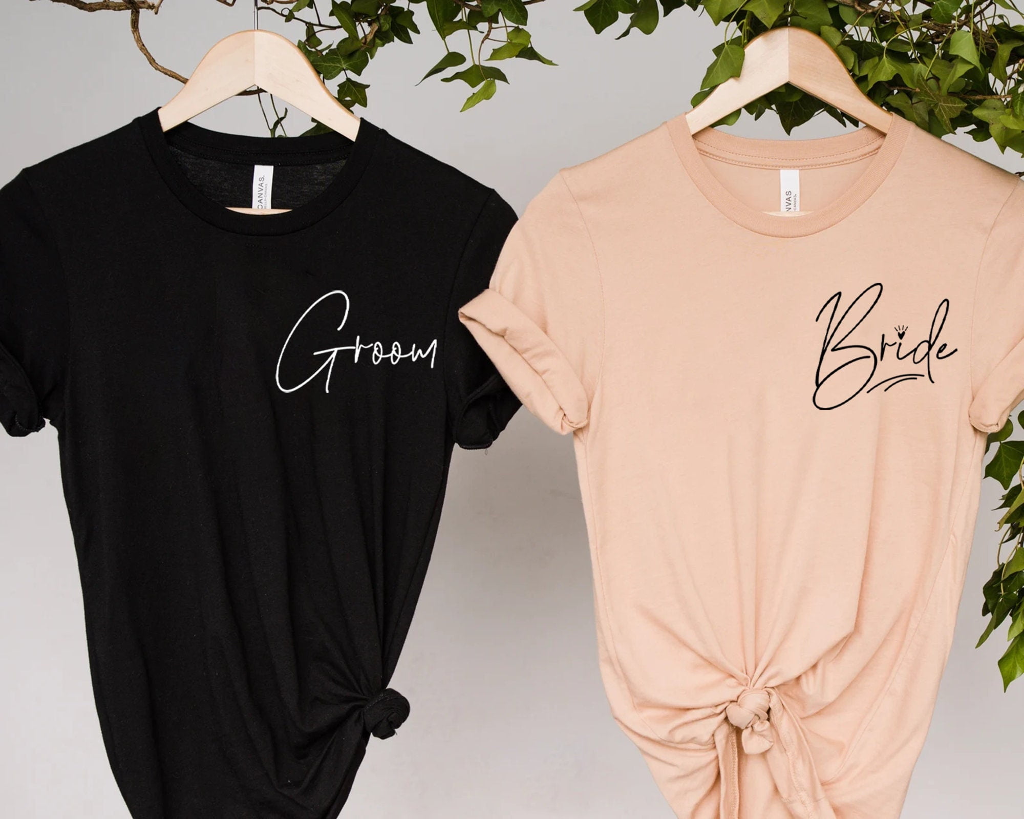 Bride and Groom Shirts, Wedding Party Shirts, Bachelorette Party Shirt ...