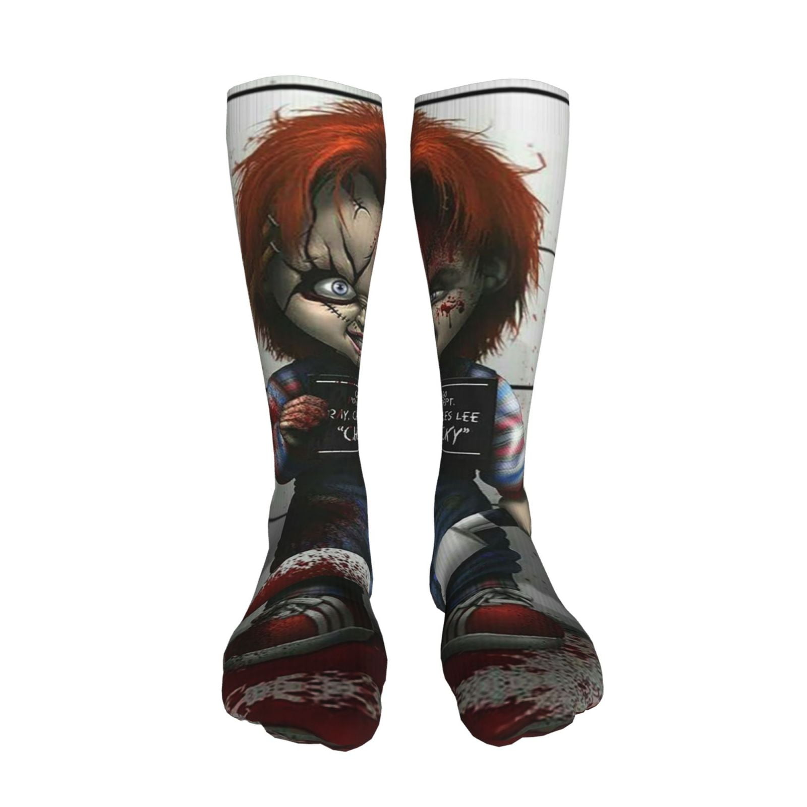 Bride of Chu-cky Unisex Long Knee Thigh Compression Crew Socks Men ...
