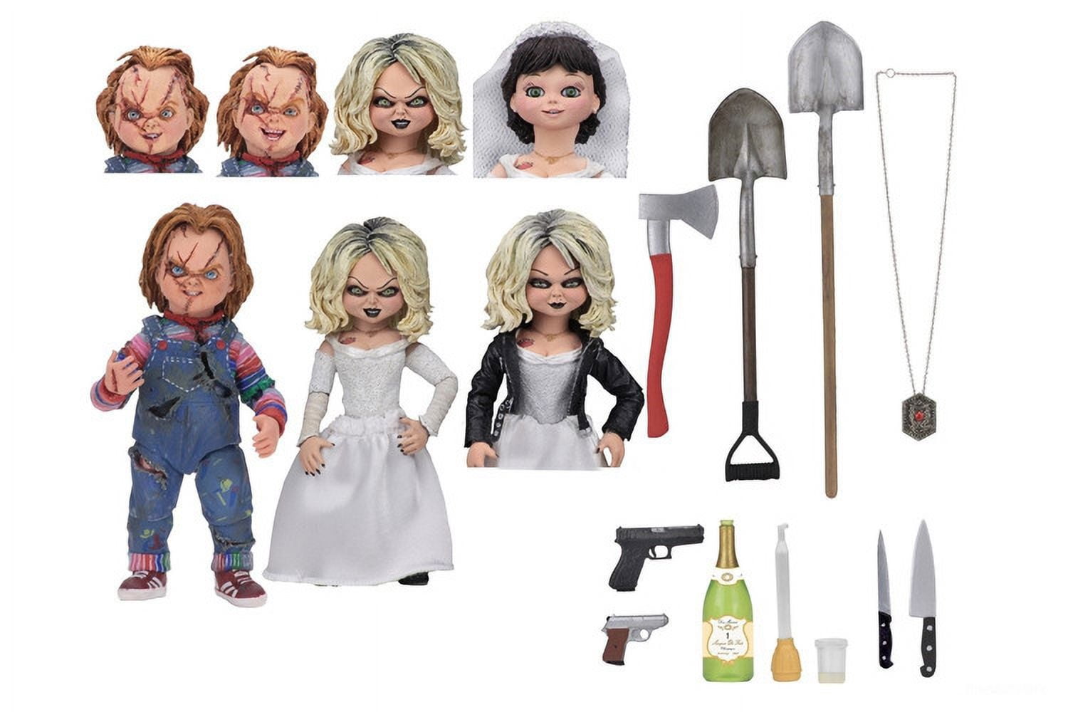 Bride of Chuc-ky - 7" Scale Action Figure - Ultimate Chucky & Tiffany 2 ...