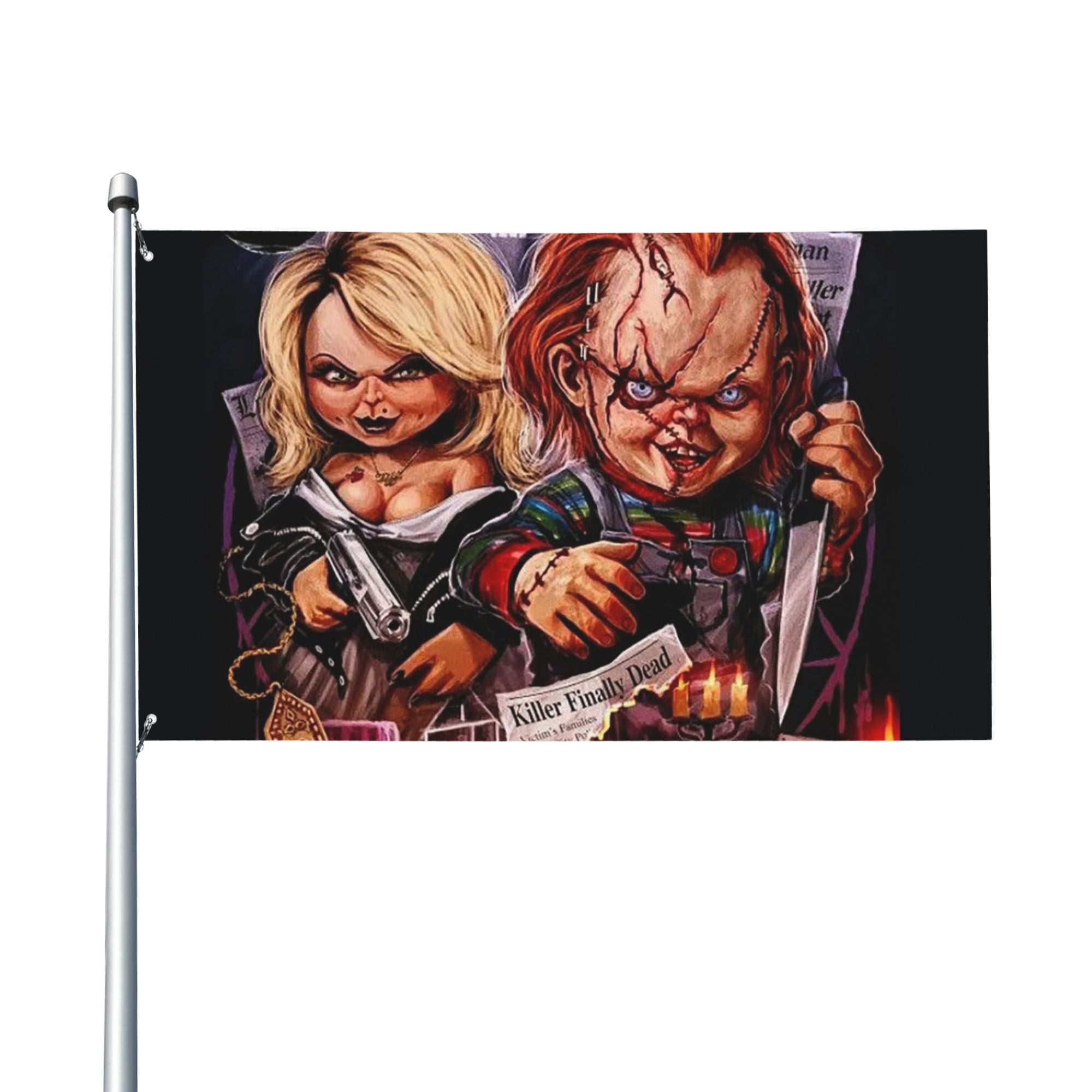 Bride of Chucky 3x5FT Flag Garden Flags Courtyard Outdoor Decor Banner ...