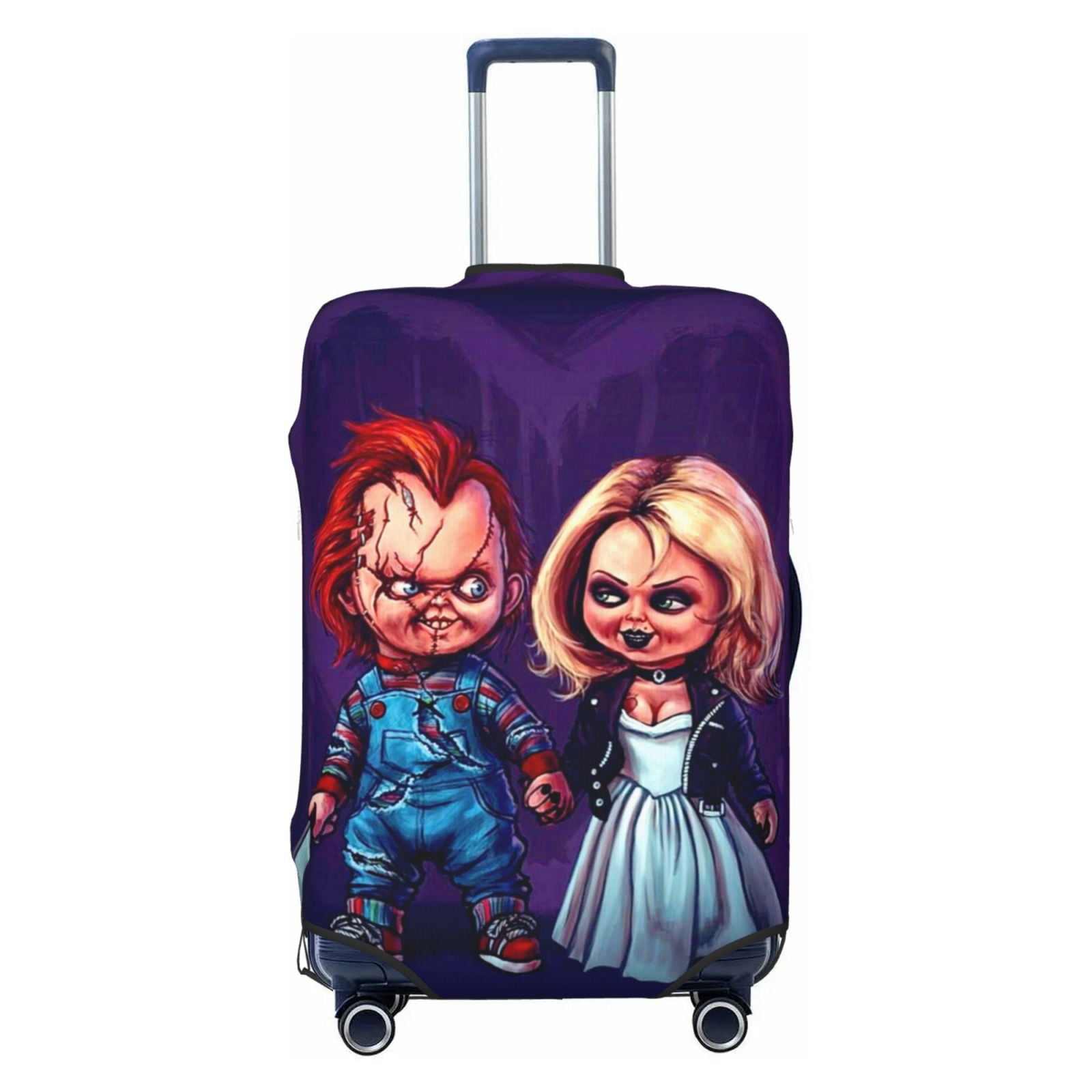 Bride of Chucky And Tiffany Luggage Cover Thicker Protector Elastic ...