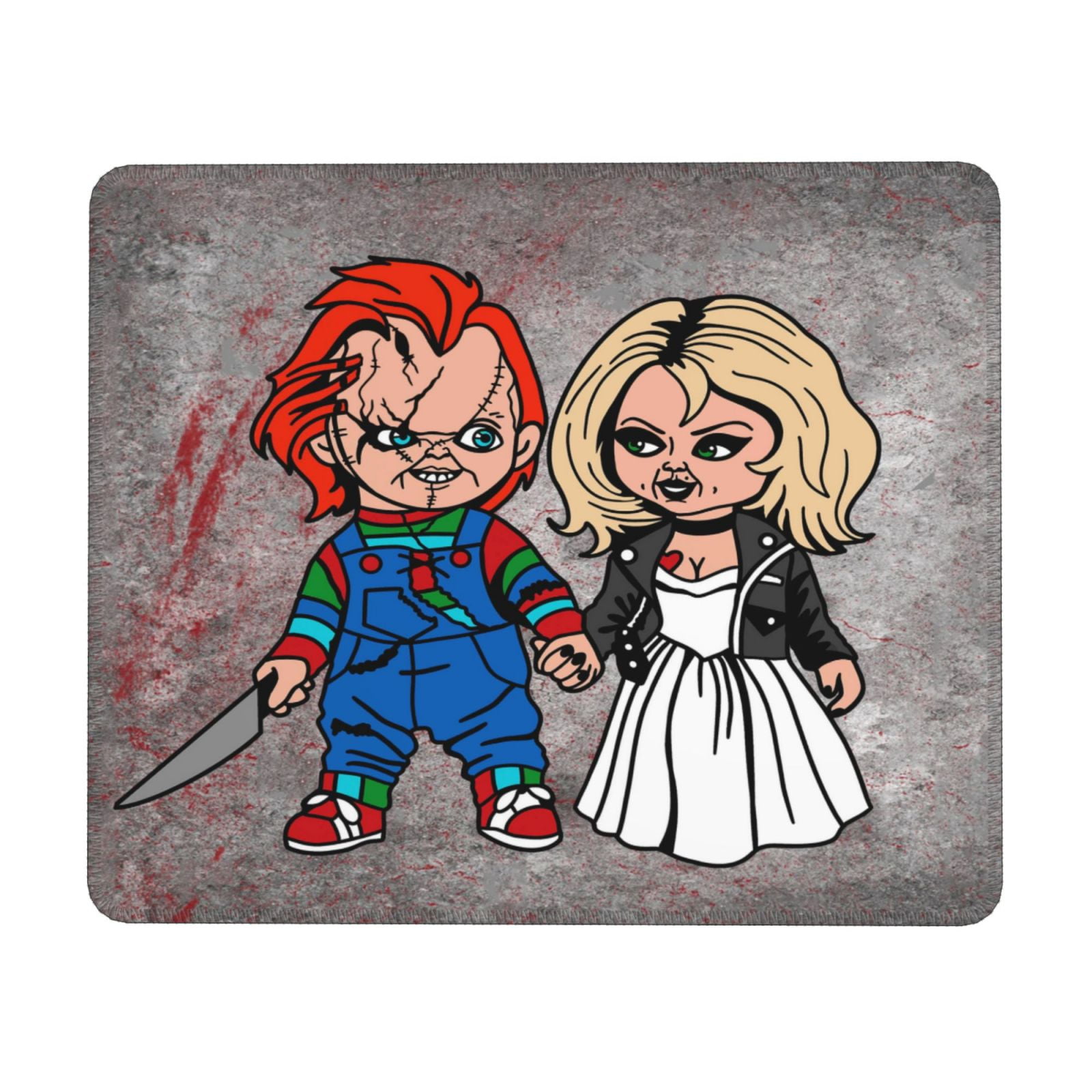 Bride of Chucky And Tiffany Mouse Pad Non Slip Rubber Mouse Pad for ...