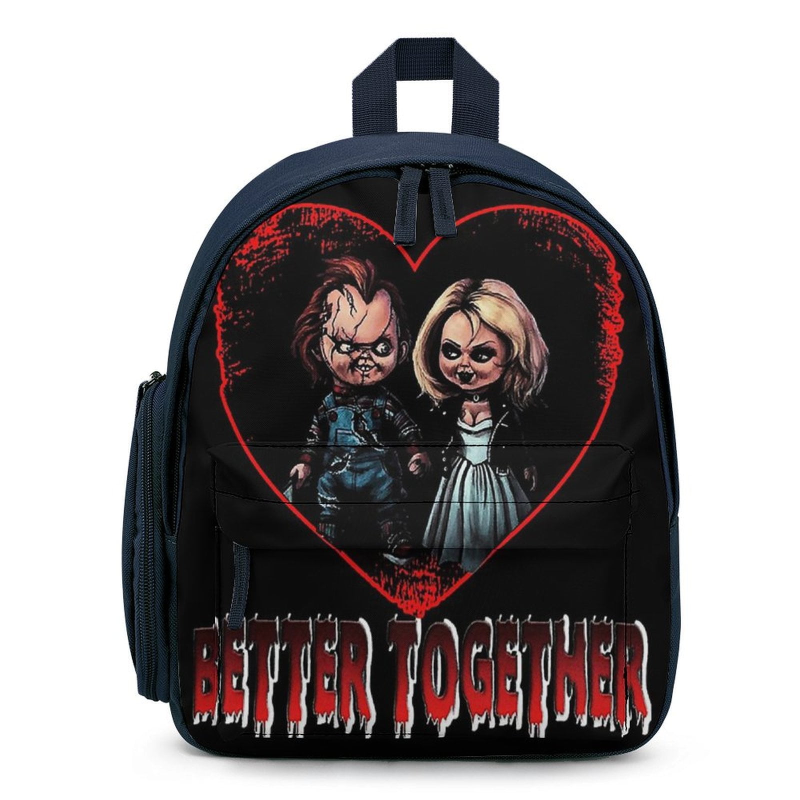Bride of Chucky and Tiffany Backpack with Chest Strap Small Backpack ...