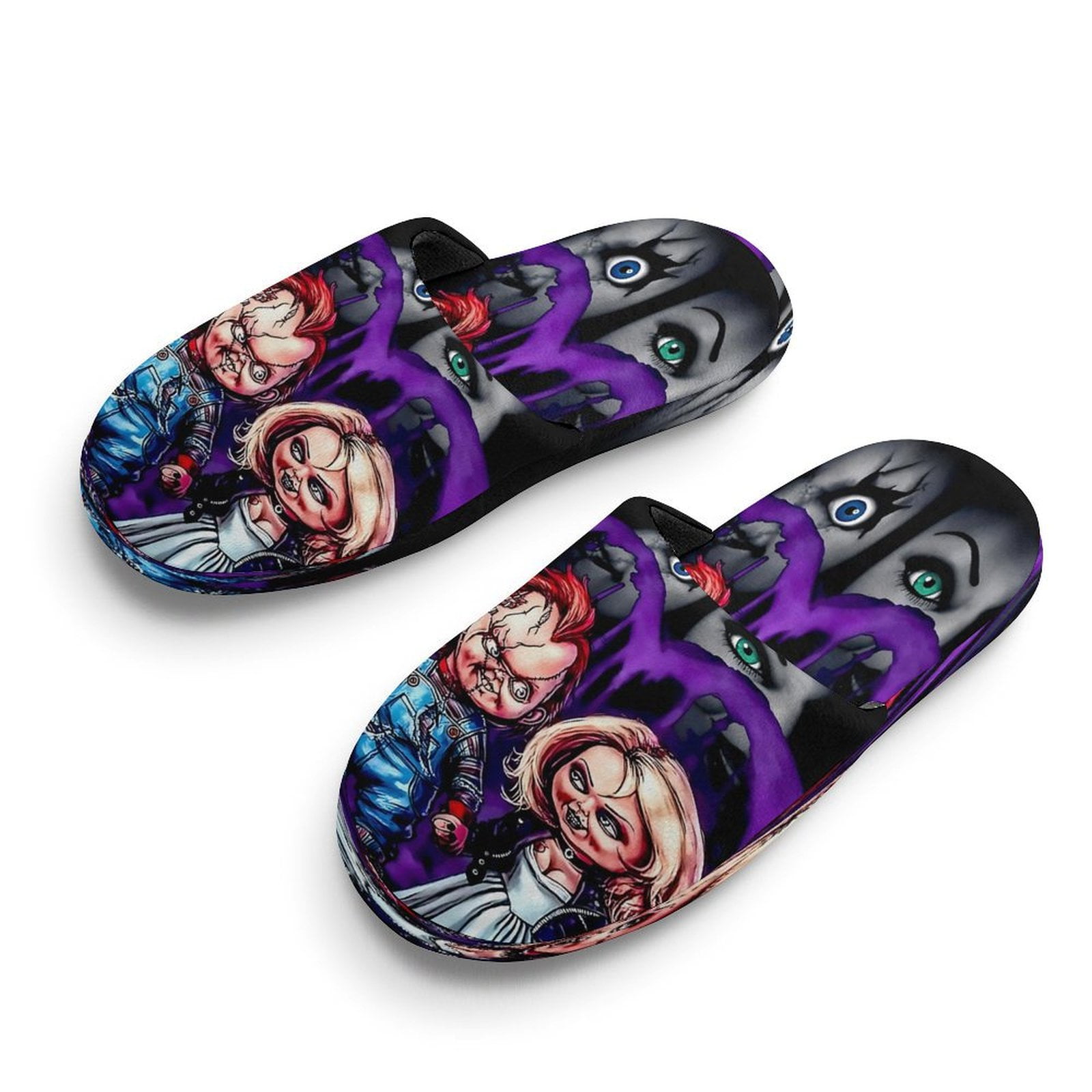 Bride of Chucky And Tiffany Slippers for Kid Soft Slippers Slip-On ...