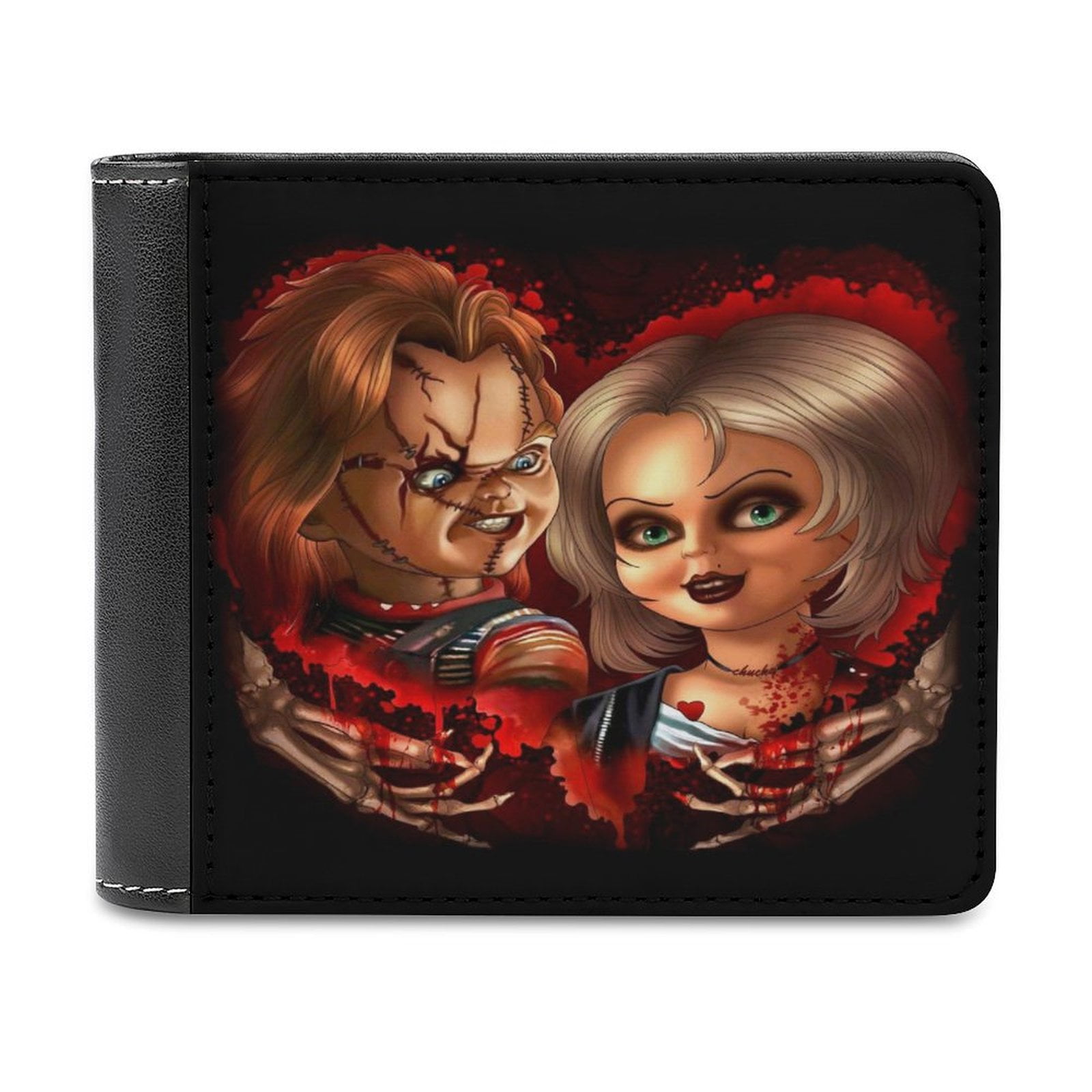 Bride of Chucky And Tiffany Wallet Billfold Card Holder Bifold Wallet ...
