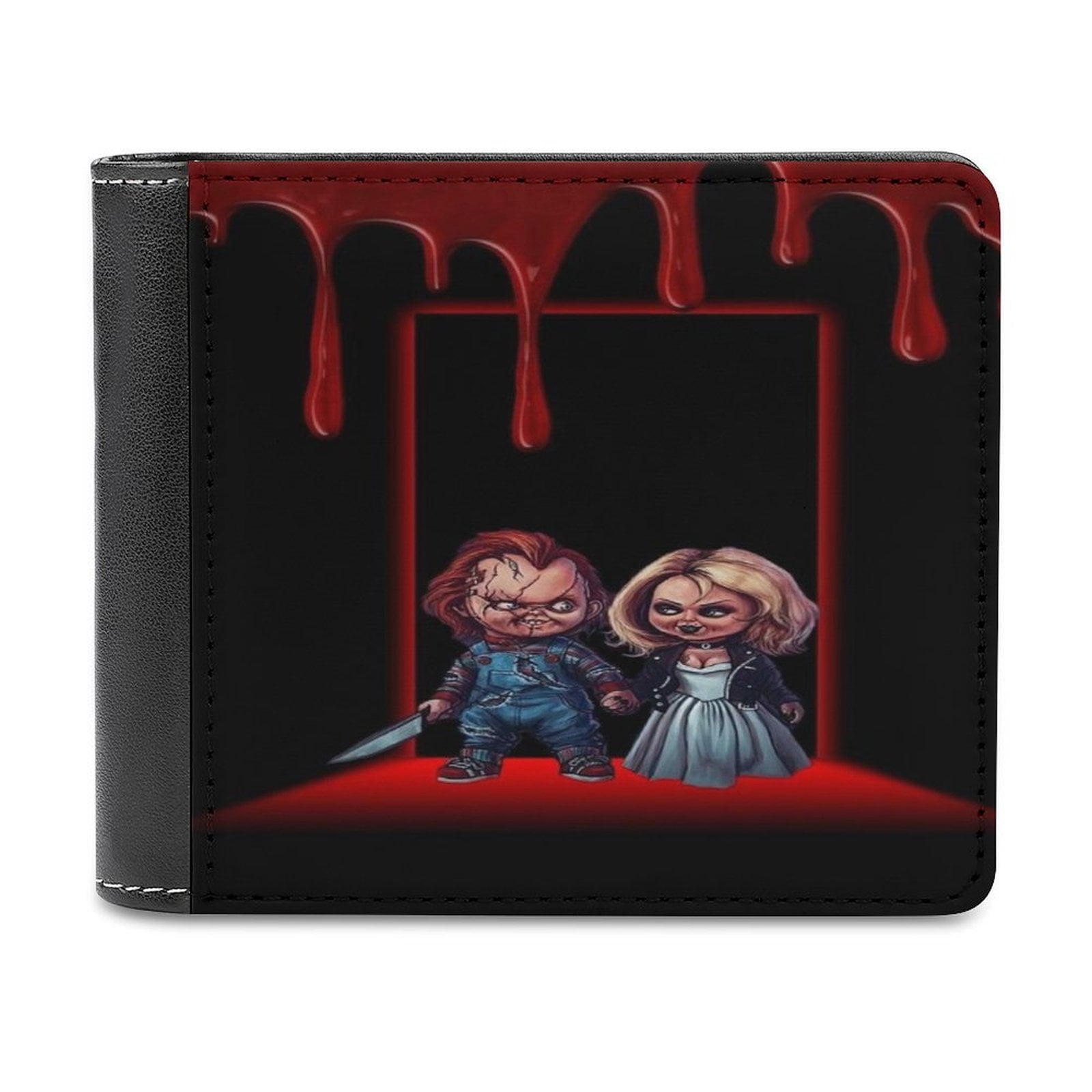 Bride of Chucky And Tiffany Wallet Billfold Card Holder Bifold Wallet ...