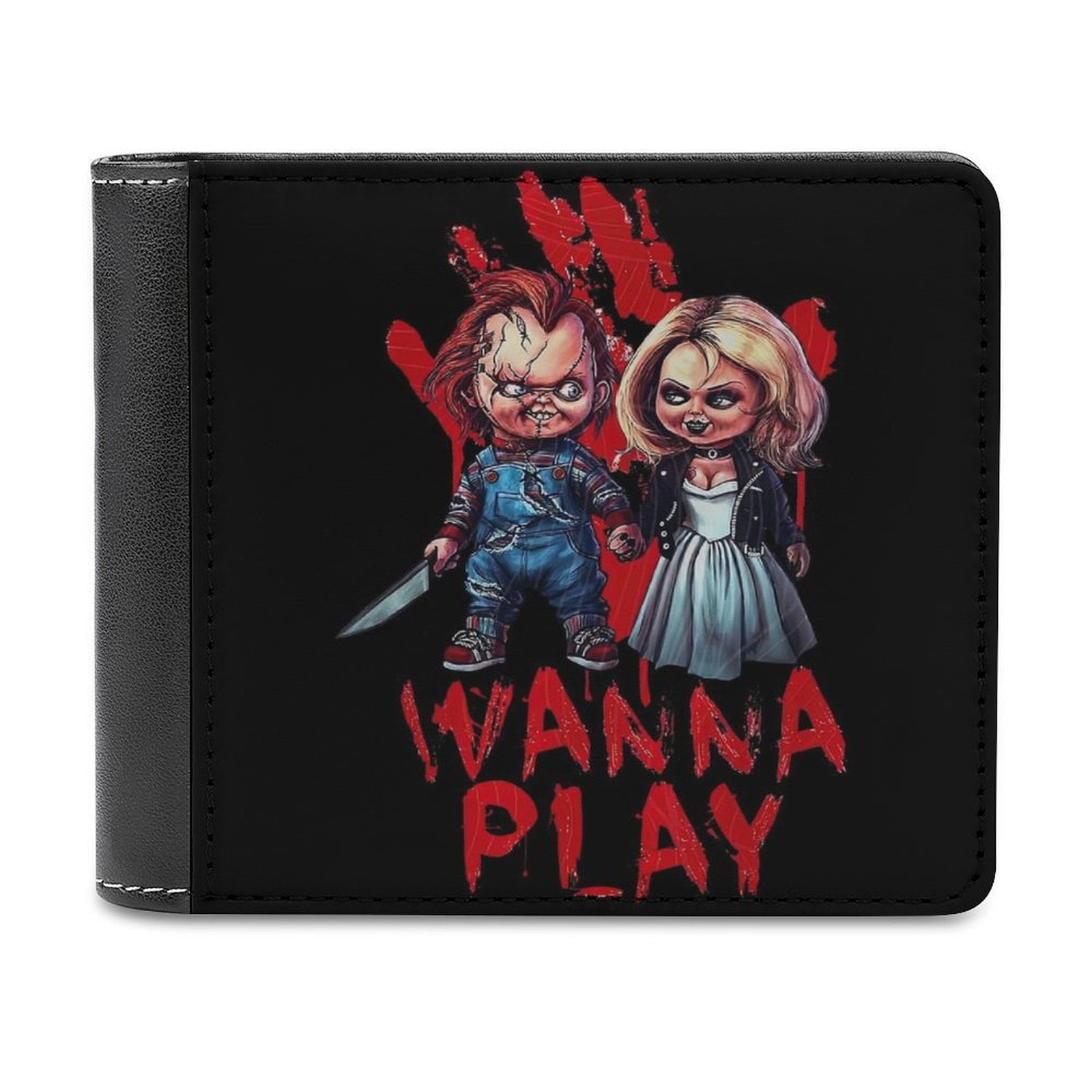 Bride of Chucky And Tiffany Wallet Billfold Card Holder Bifold Wallet ...