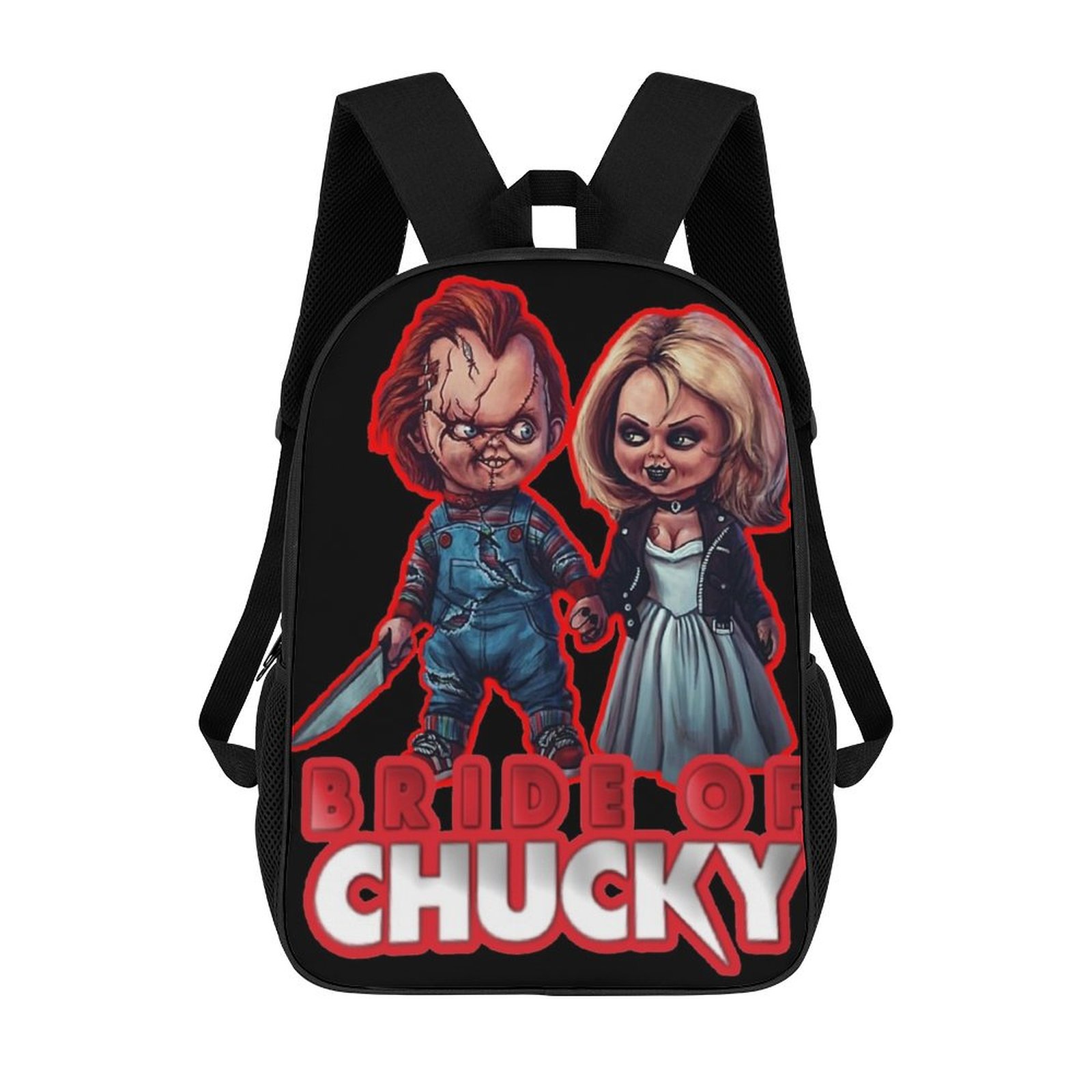 Bride of Chucky Backpack Cartoon Casual Shoulder Daypack Large Capacity ...