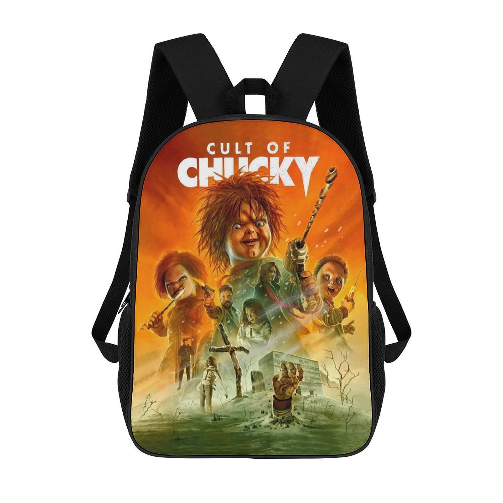 Bride of Chucky Backpack Cartoon Casual Shoulder Daypack Large Capacity ...
