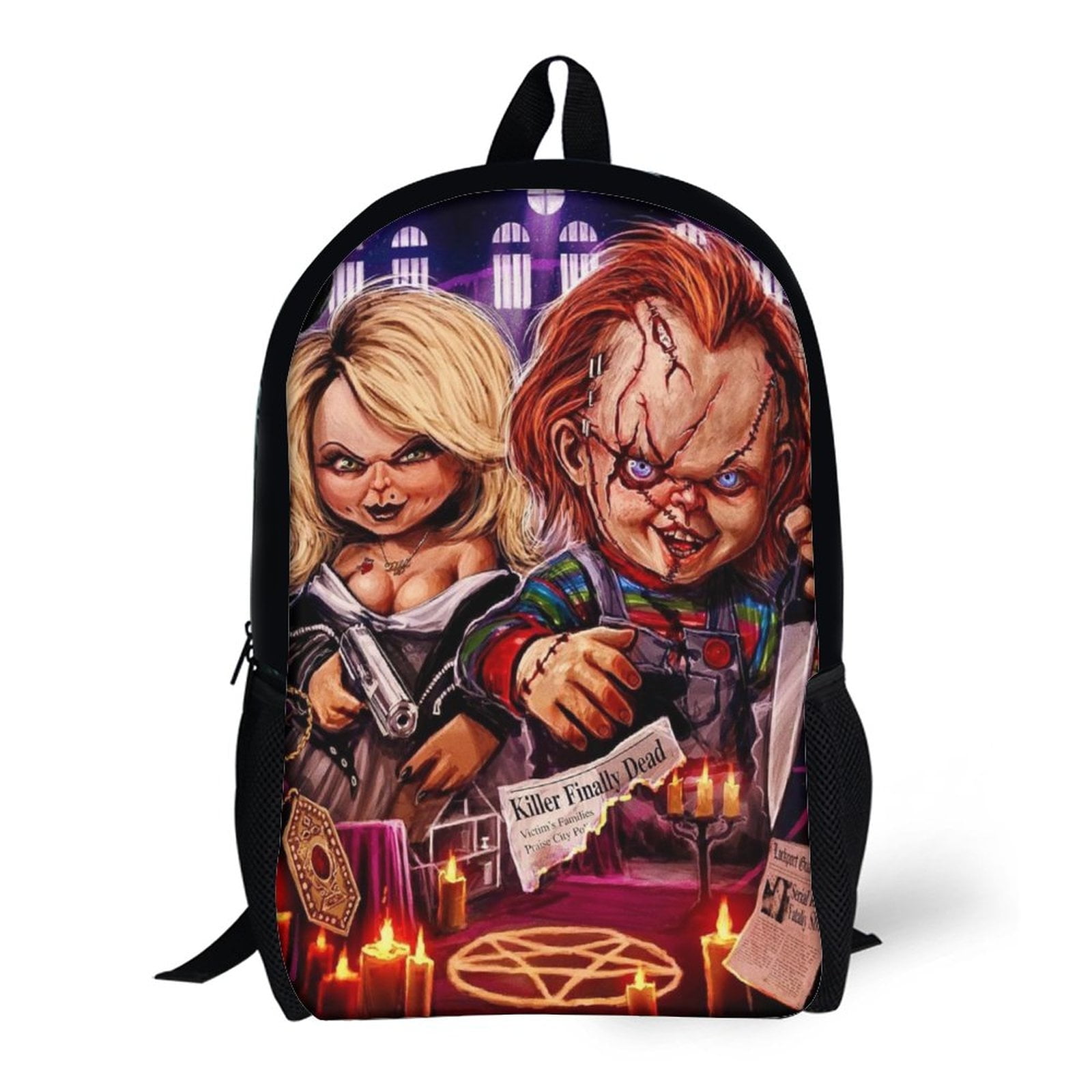 Bride of Chucky Backpacks Cartoon Print Leisure Sports Travel ...