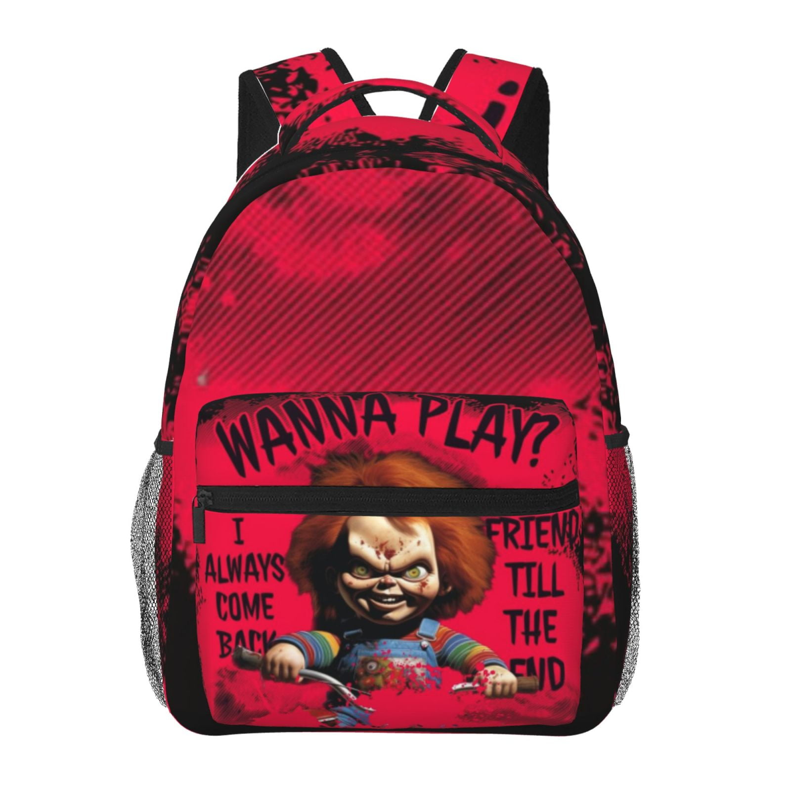 Bride of Chucky Backpacks Cartoon Print Leisure Sports Travel ...