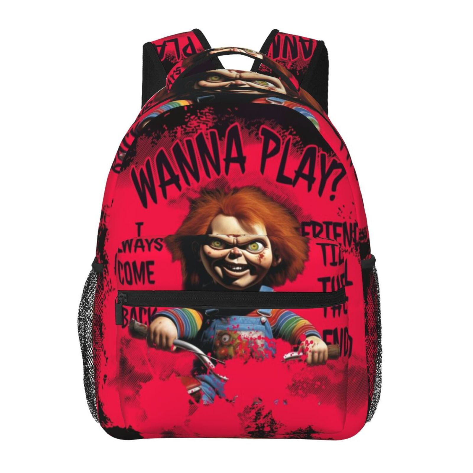 Bride of Chucky Backpacks Transparent Backpack Cute Large Capacity ...