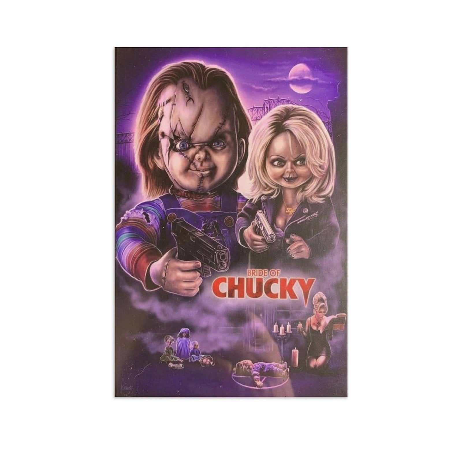 Bride of Chucky Canvas Wall Art Painting Artwork Picutures Wall Decor ...