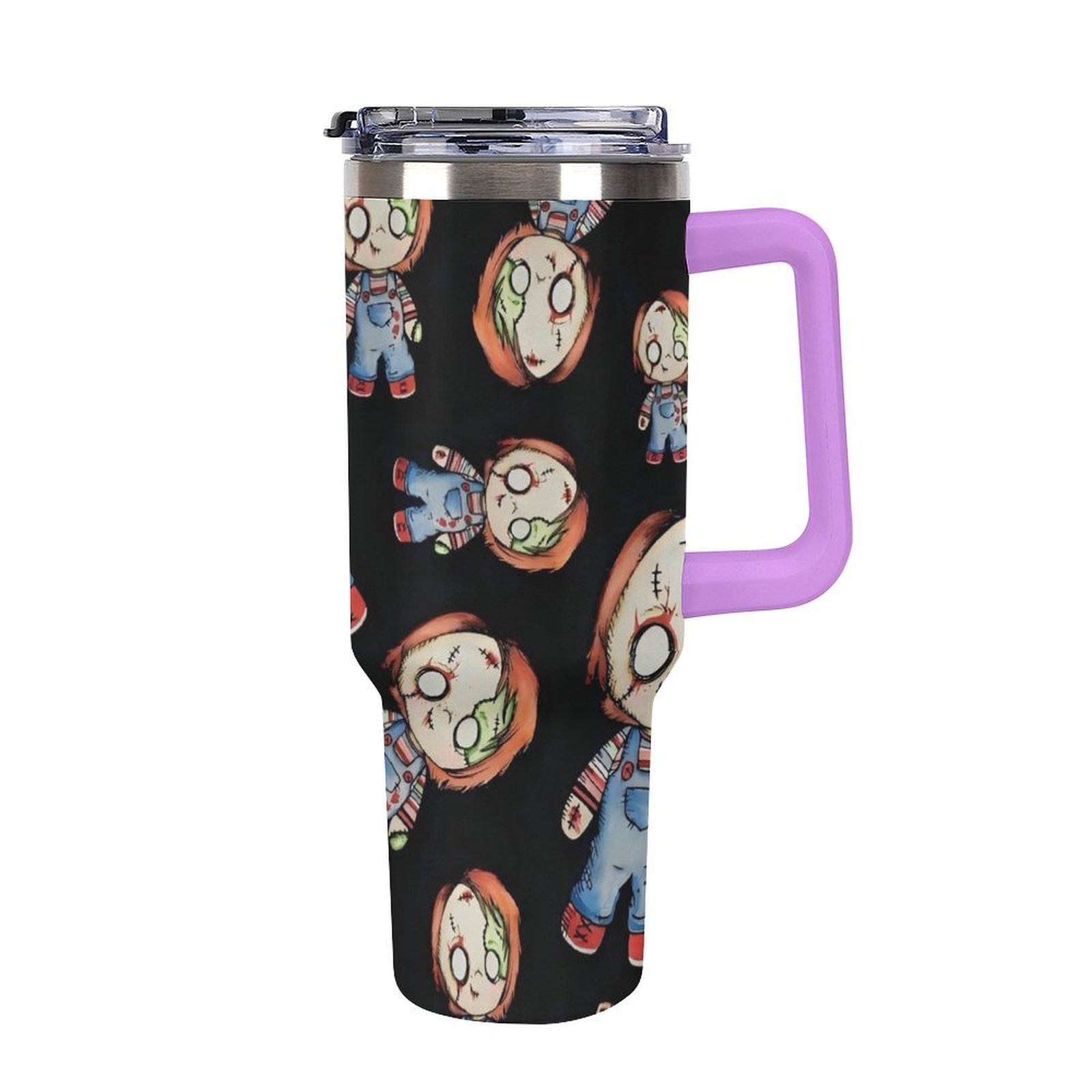Bride of Chucky Car Cup Stainless Steel Thermos Cup with Handle 40oz ...