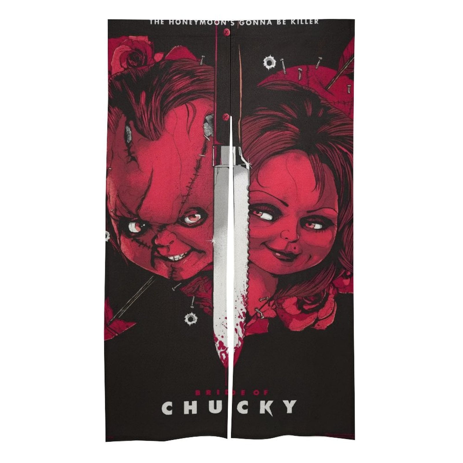 Bride of Chucky Cartoon children's door curtain partition dressing room ...
