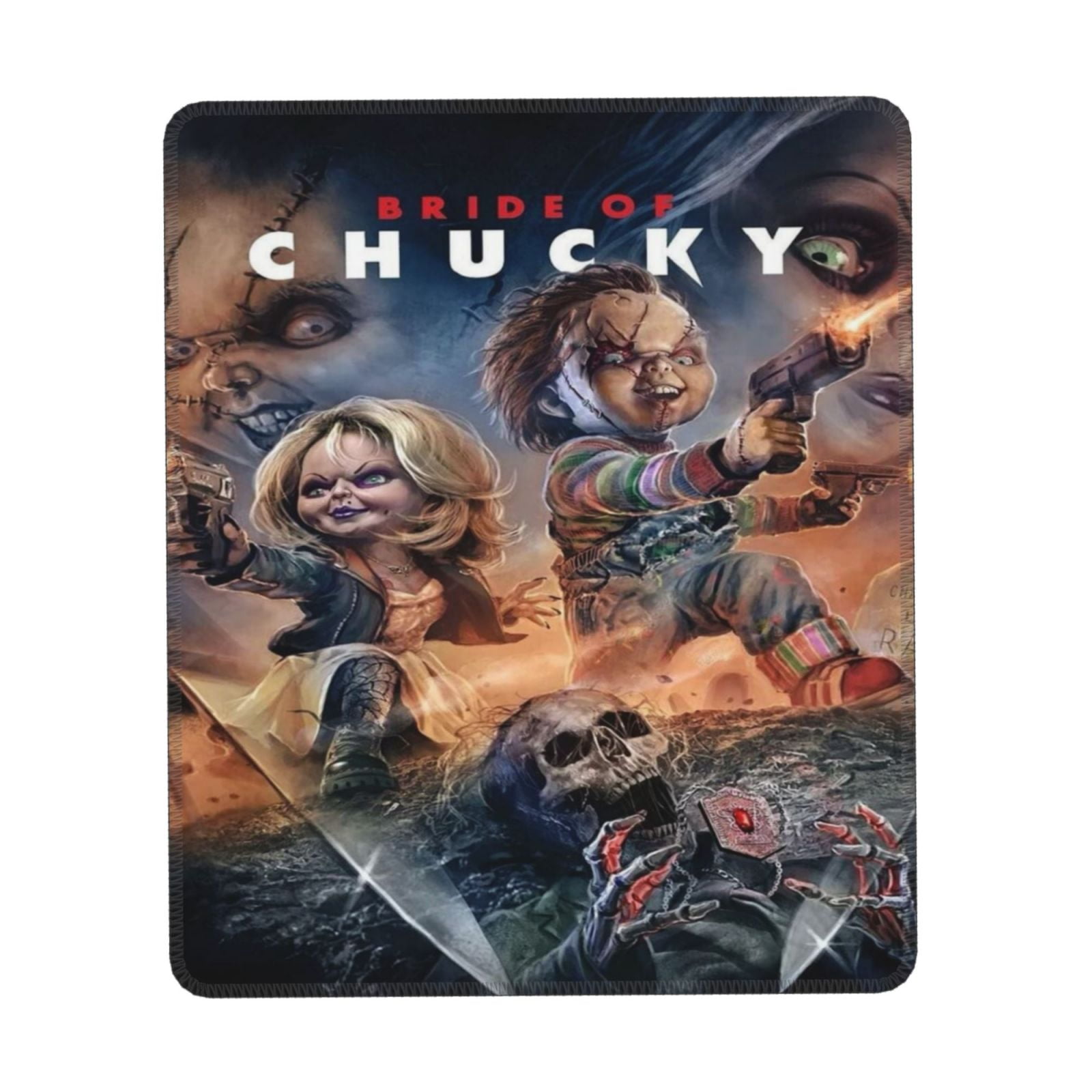 Bride of Chucky Desk Mat, Gaming Mouse Pad Mat with Non-Slip Base ...