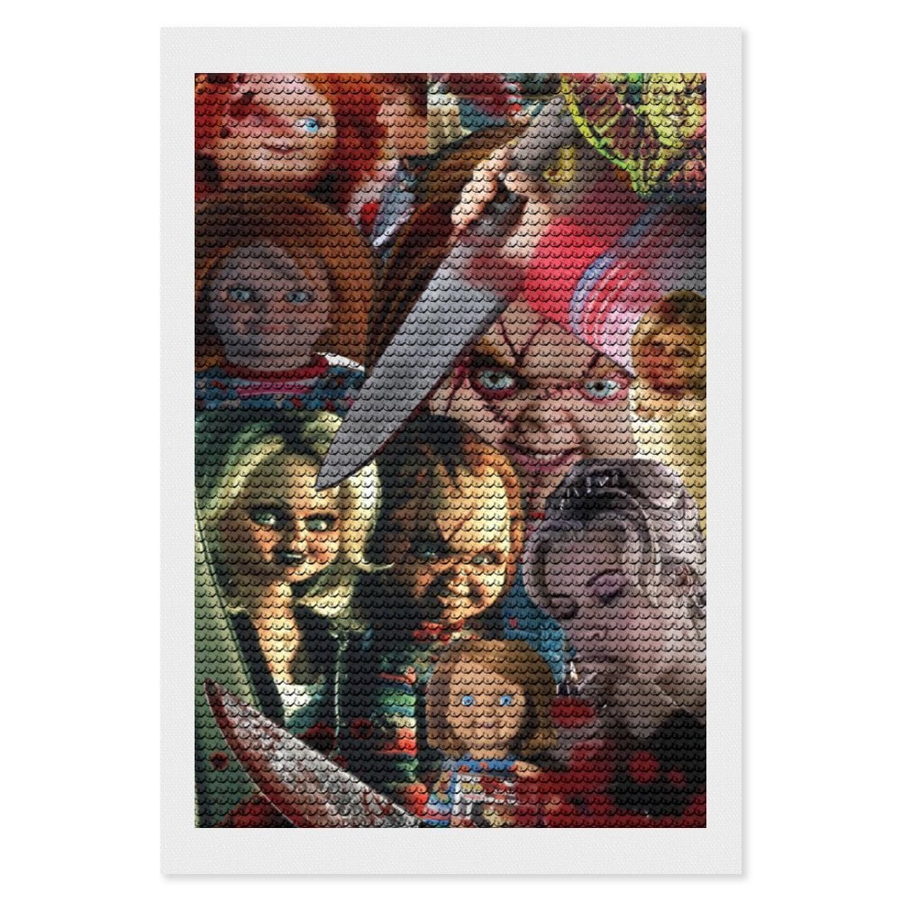 Bride of Chucky Diamond Art Kits for Adults DIY 5D Diamond Dots Paint ...