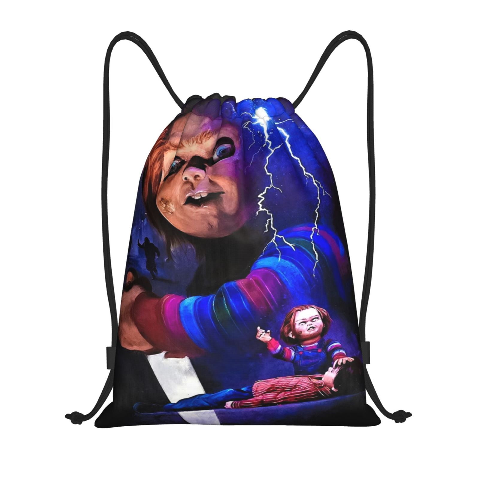 Bride of Chucky Drawstring Bags Unisex Drawstring Sling Bag Daypack ...