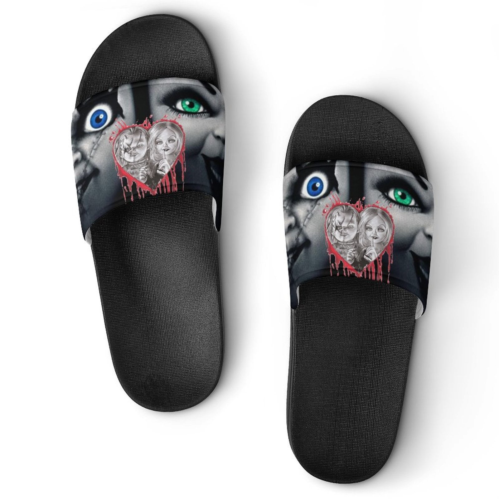 Bride of Chucky Home Slippers Non Slip Bathroom Open Toe Shoes ...