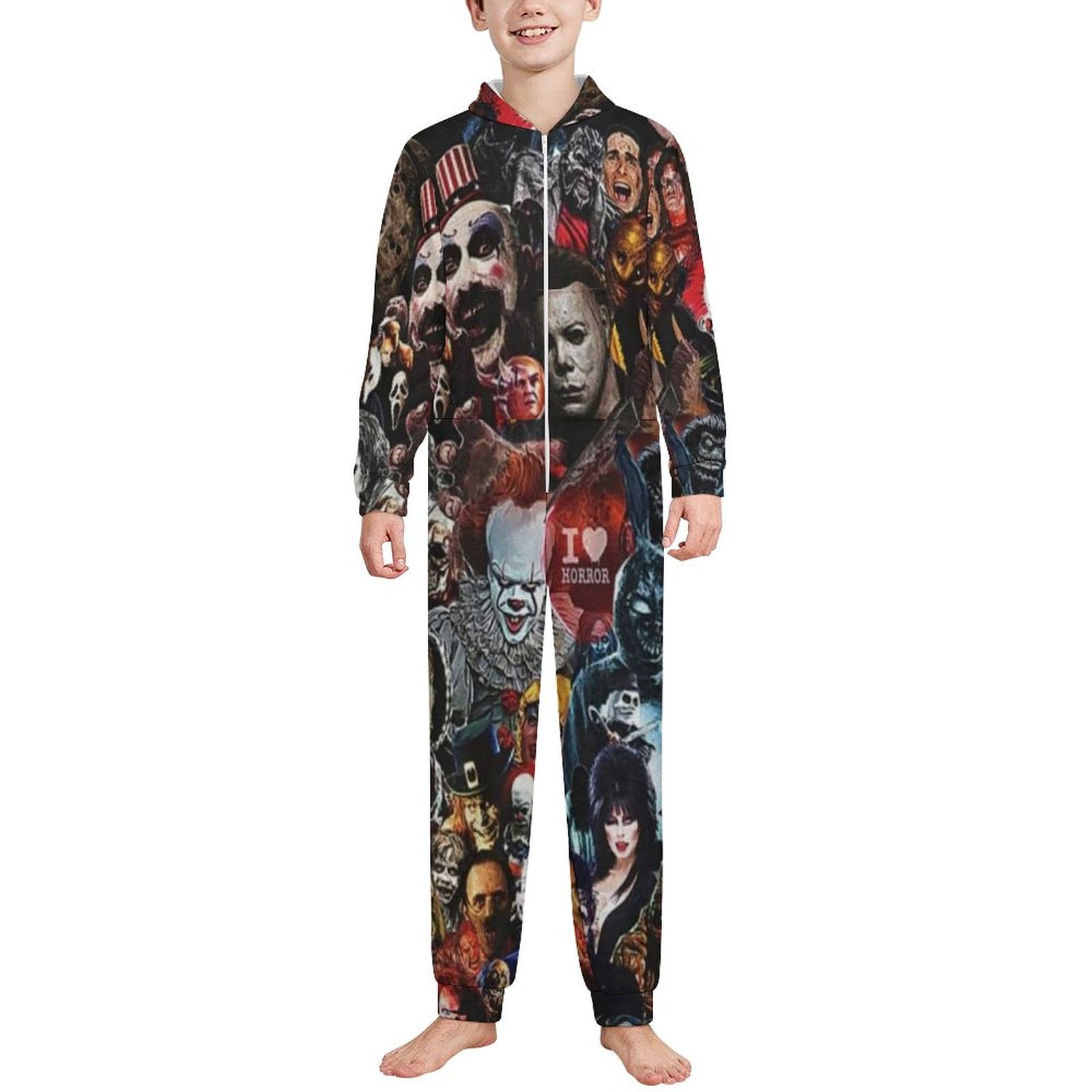 Bride of Chucky Kids Hooded Union Suit Pajama Onesie Blanket Sleeper ...