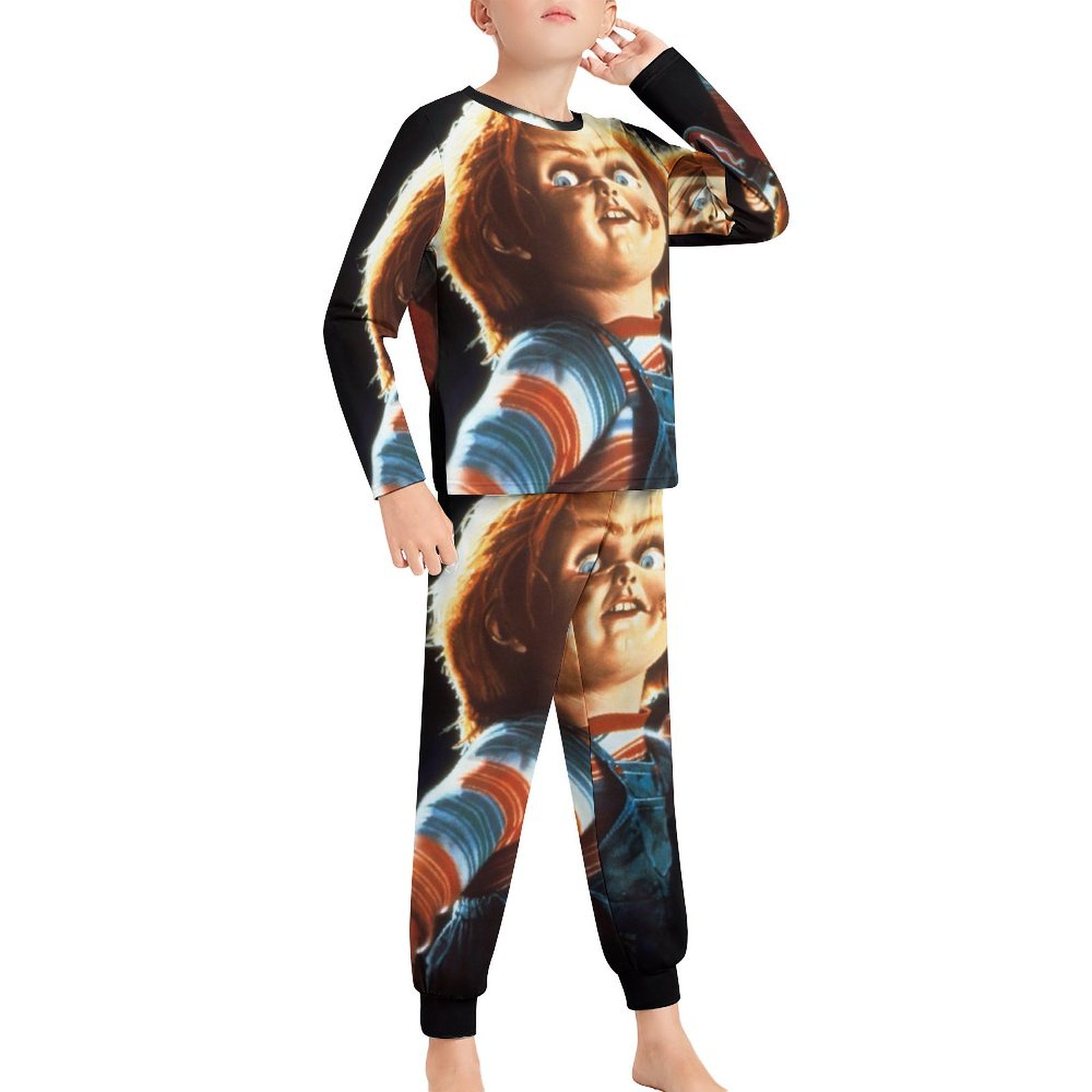 Bride of Chucky Kids Pajamas 2 Piece Pjs Set Little Big Boys Girls ...