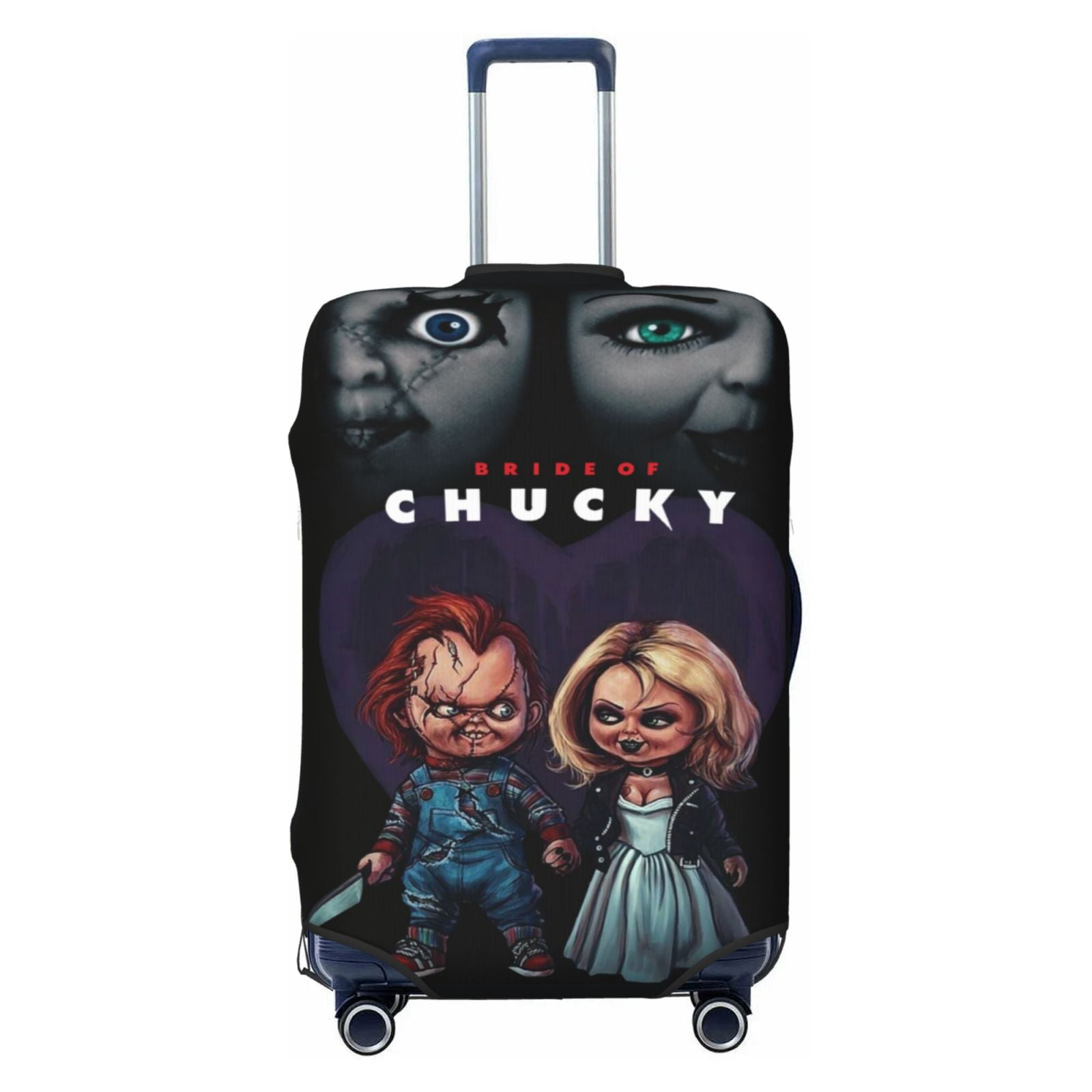 Bride of Chucky Luggage Suitcase Covers Elastic Washable Cartoon ...